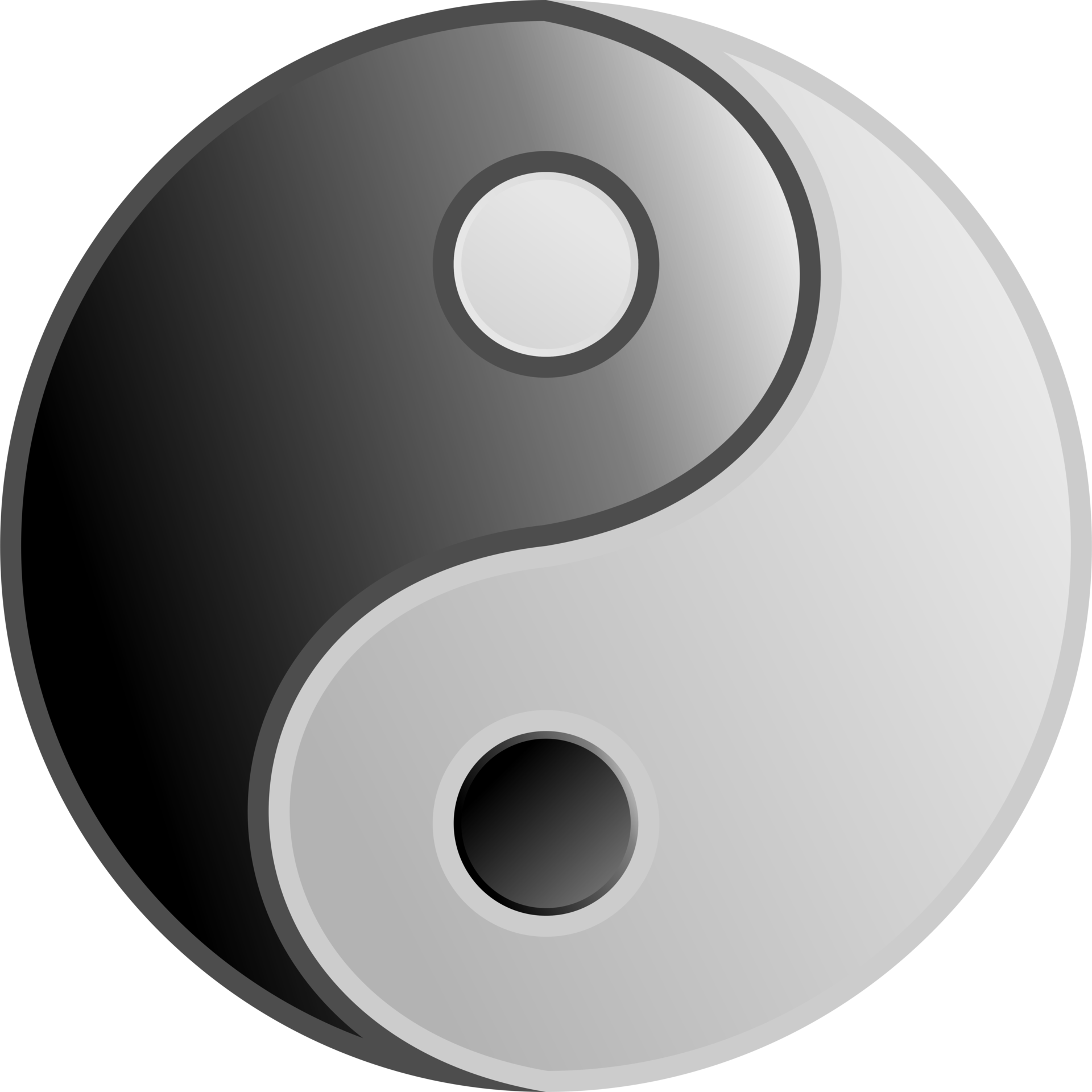 3d yin and yang design 28549591 PNG