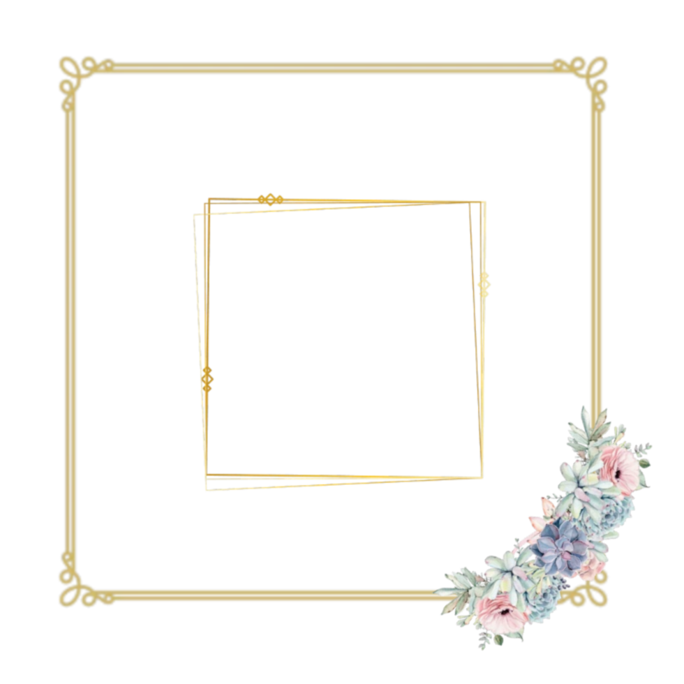 Frame Simple Transparent Background Border Design