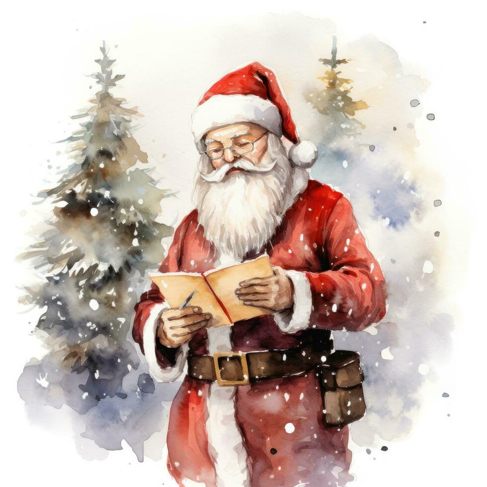 Watercolor Christmas clipart 28563045 Stock Photo at Vecteezy
