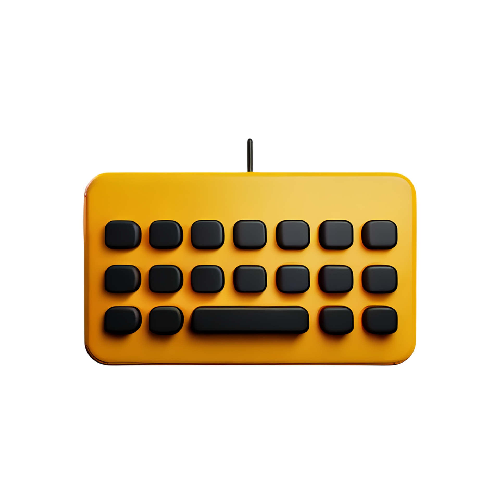 keyboard 3d rendering icon illustration 28566925 PNG