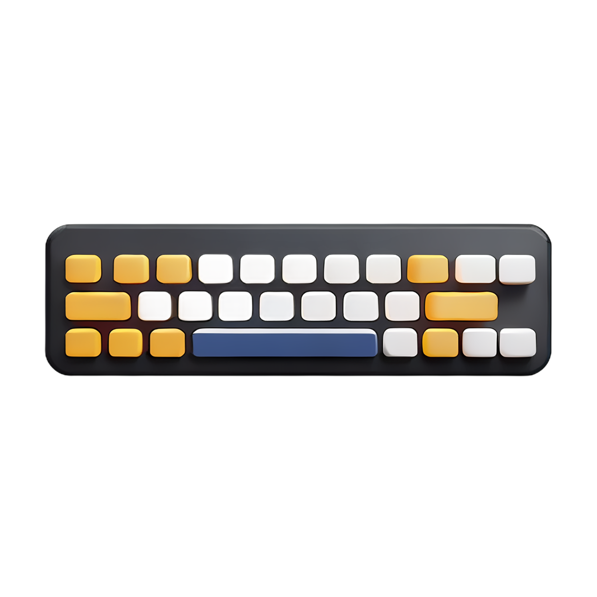 keyboard 3d rendering icon illustration 28568407 PNG