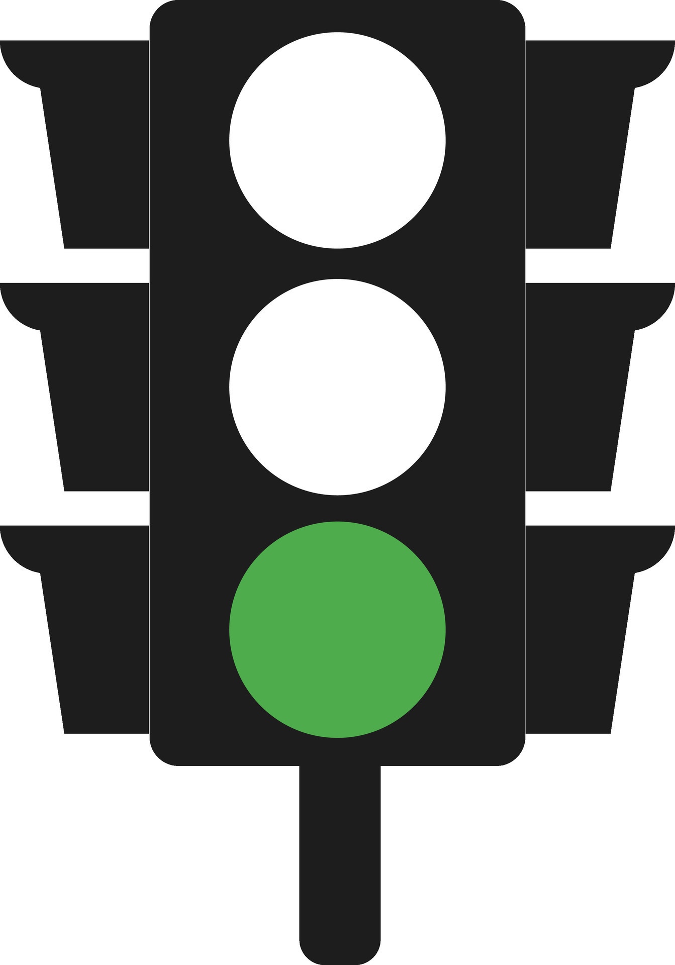 Green Traffic Light vector icon. Traffic signal sign. Go signal Road ... Green Traffic Light vector icon. Traffic signal sign. Go signal Road ...