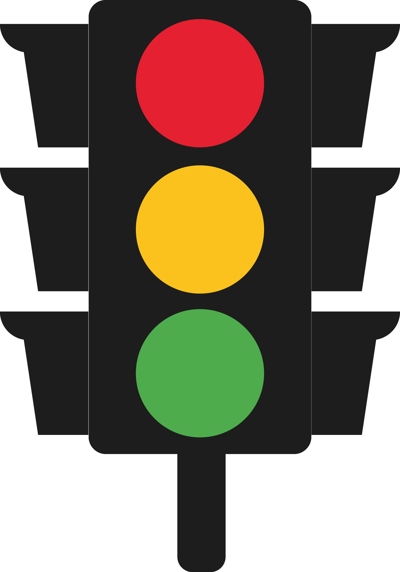 Red Yellow green Traffic Light vector icon. Traffic signal sign ... Red Yellow green Traffic Light vector icon. Traffic signal sign ...