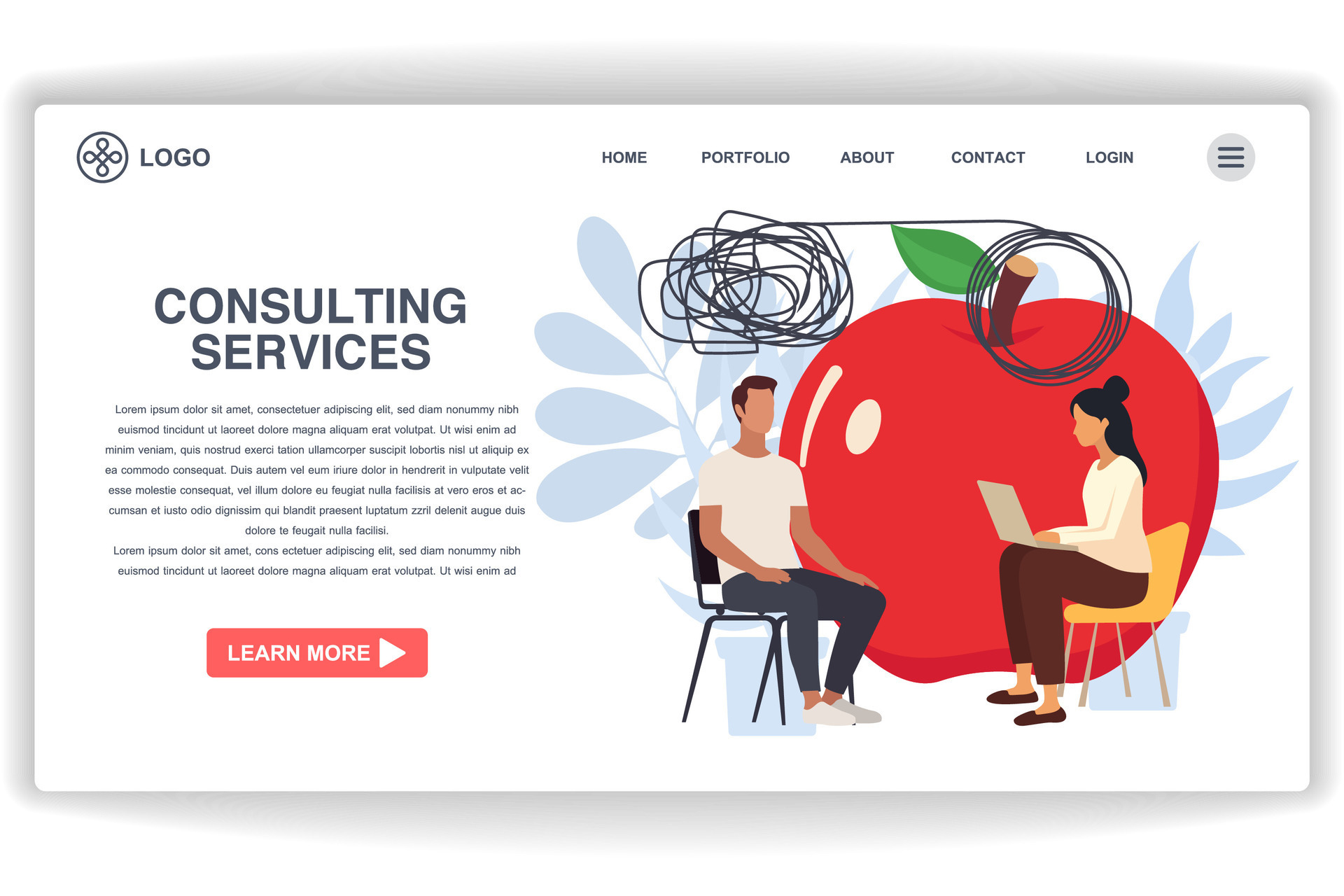 A Woman Solves A Problem Website Page Consulting Services Modern A Woman Solves A Problem Website Page Consulting Services Modern