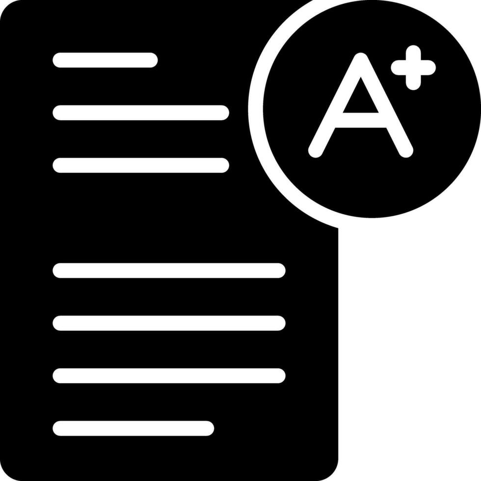 solid icon for qualification 28576102 Vector Art at Vecteezy