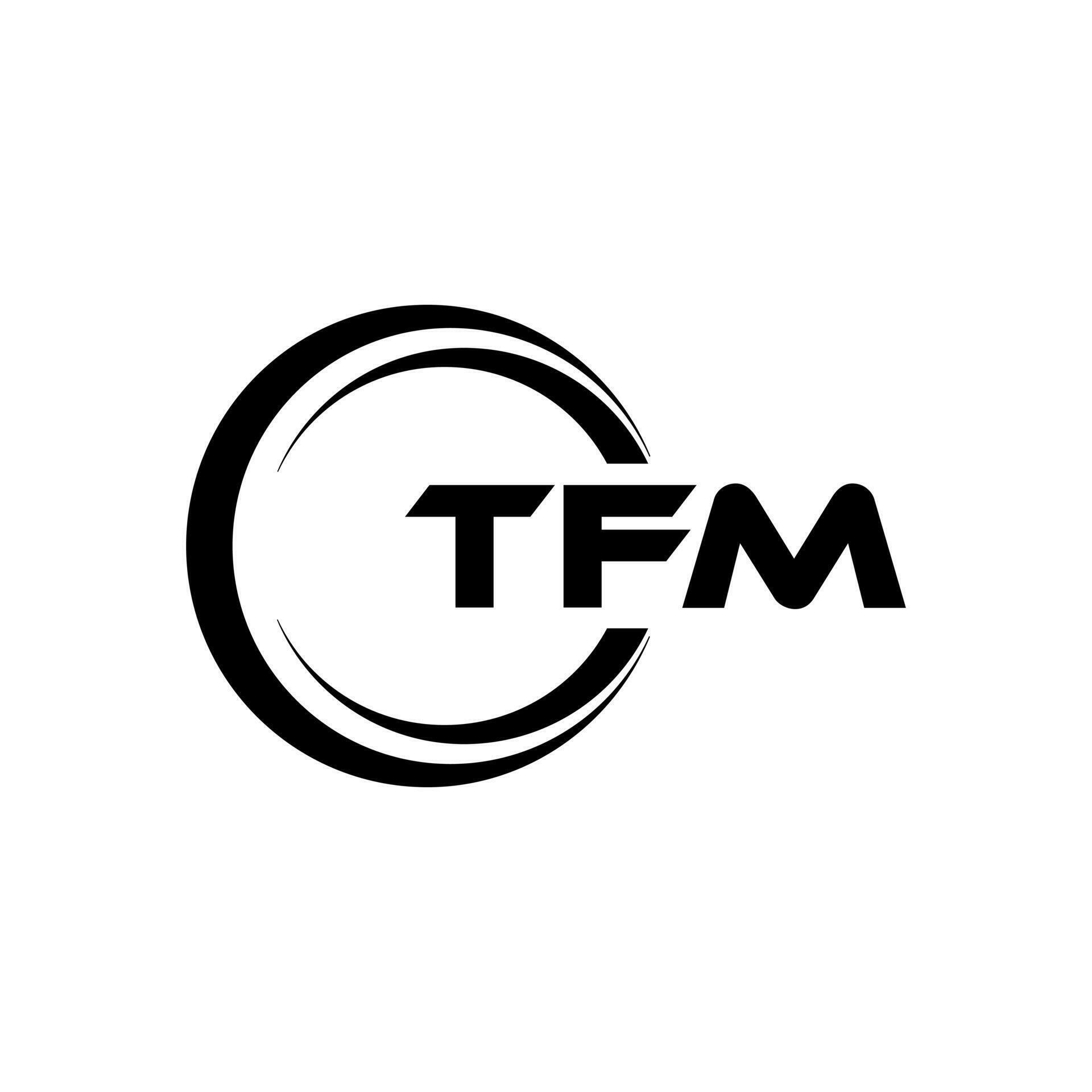 TFM Letter Logo Design, Inspiration for a Unique Identity. Modern Elegance and Creative Design ...