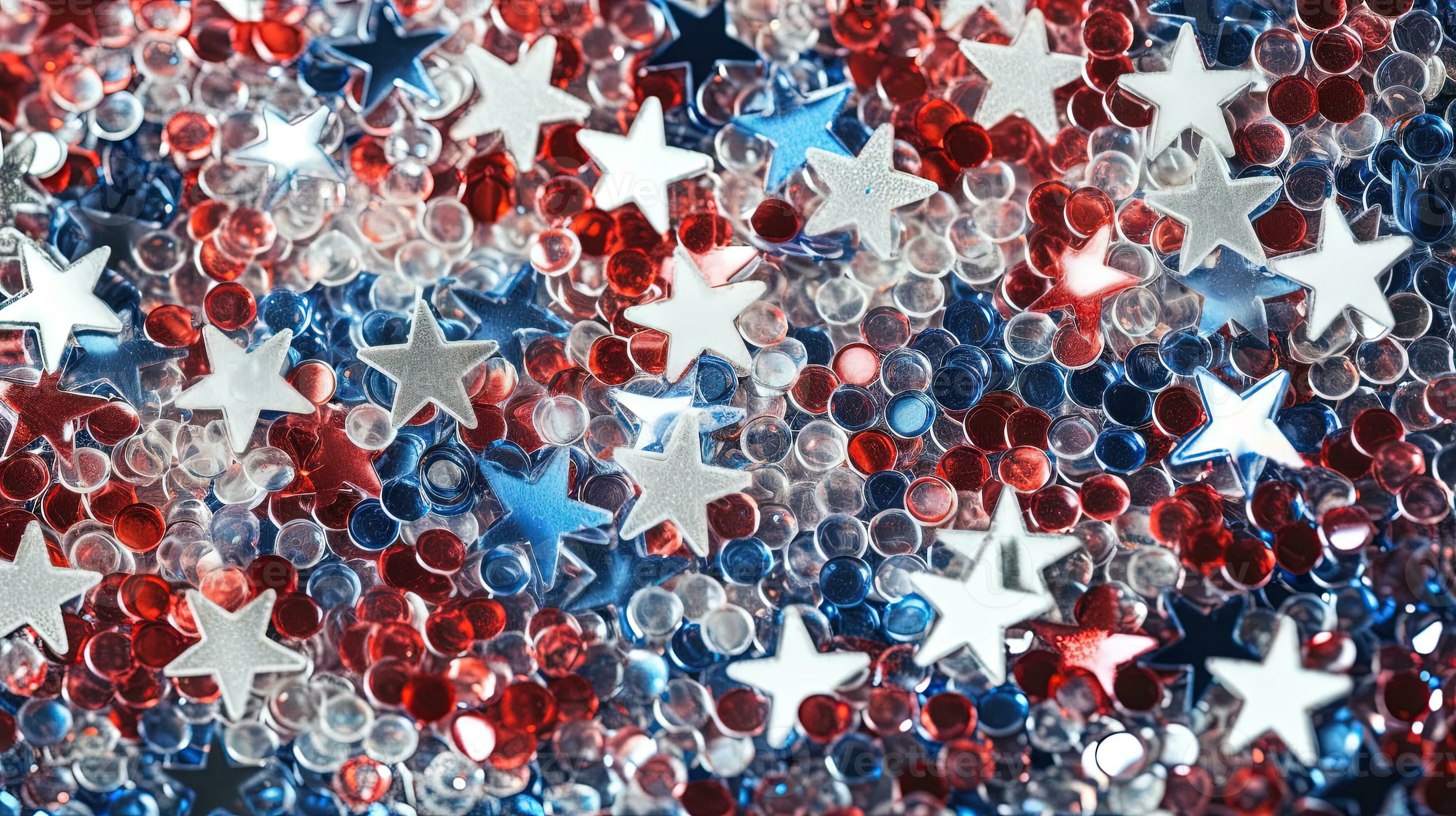 Abstract shiny background with blue and golden glitter. Scattered confetti sparkles with shiny ...