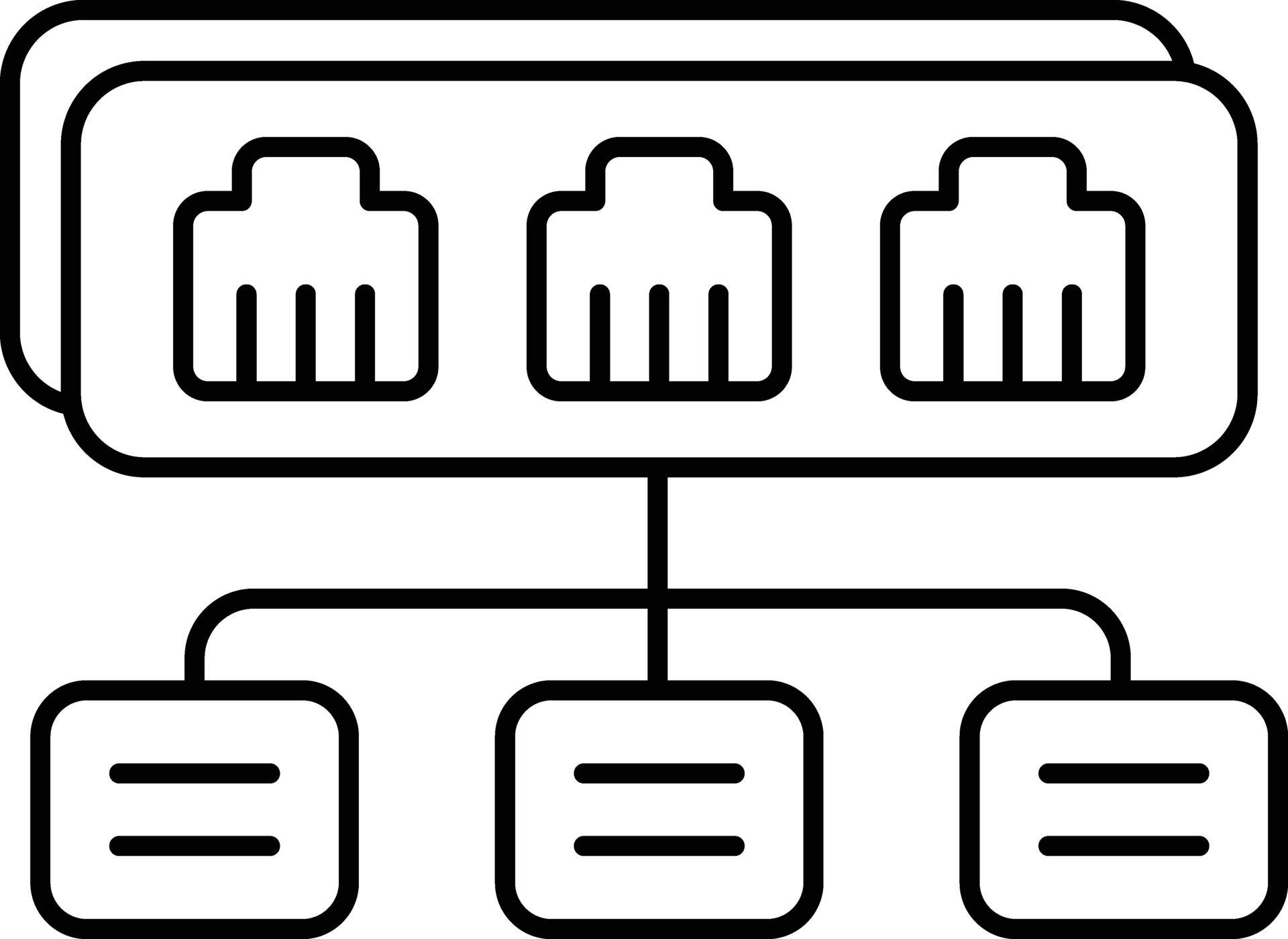 ethernet port line icon design style 28578019 Vector Art at Vecteezy ethernet port line icon design style 28578019 Vector Art at Vecteezy