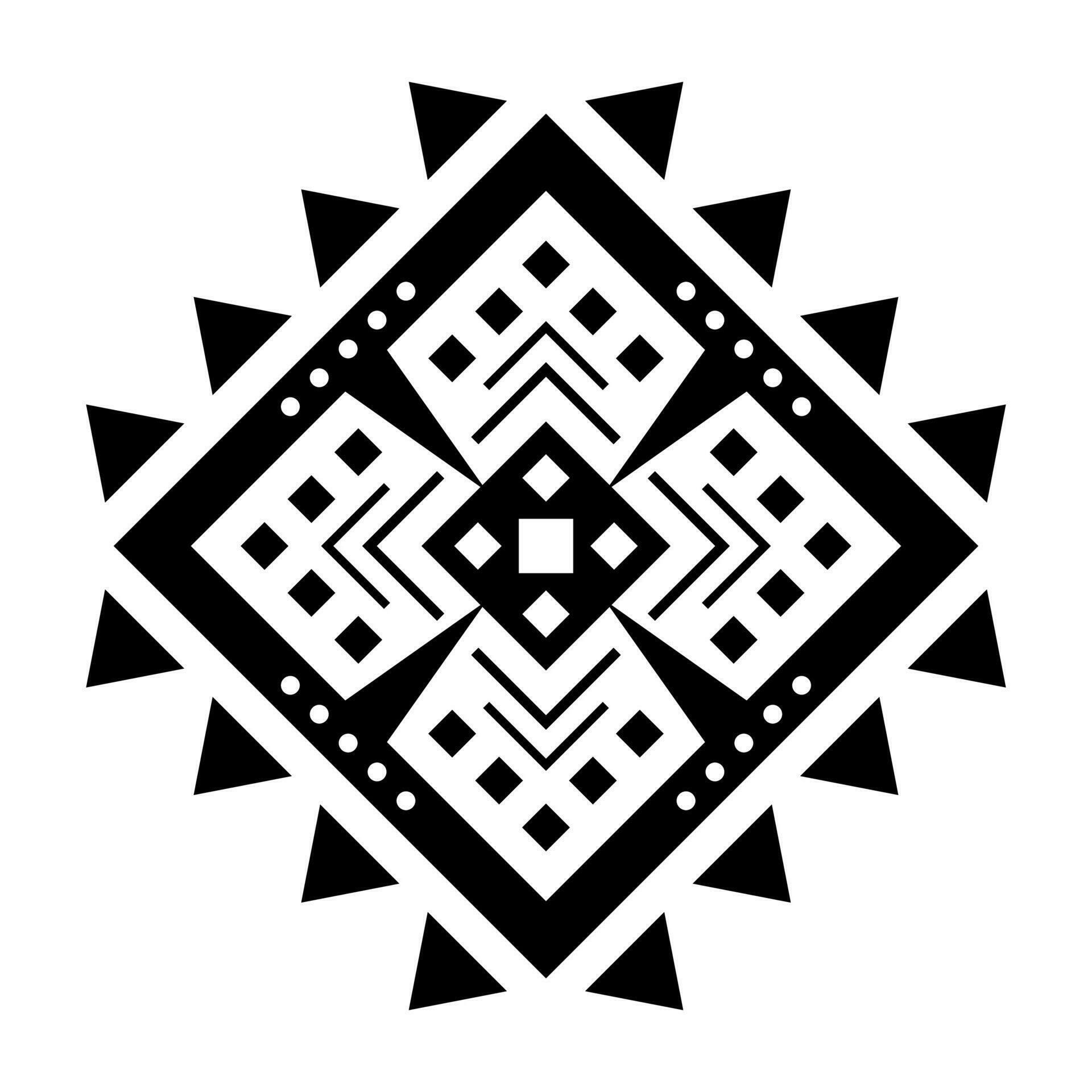Aztec vector element. 28581135 Vector Art at Vecteezy
