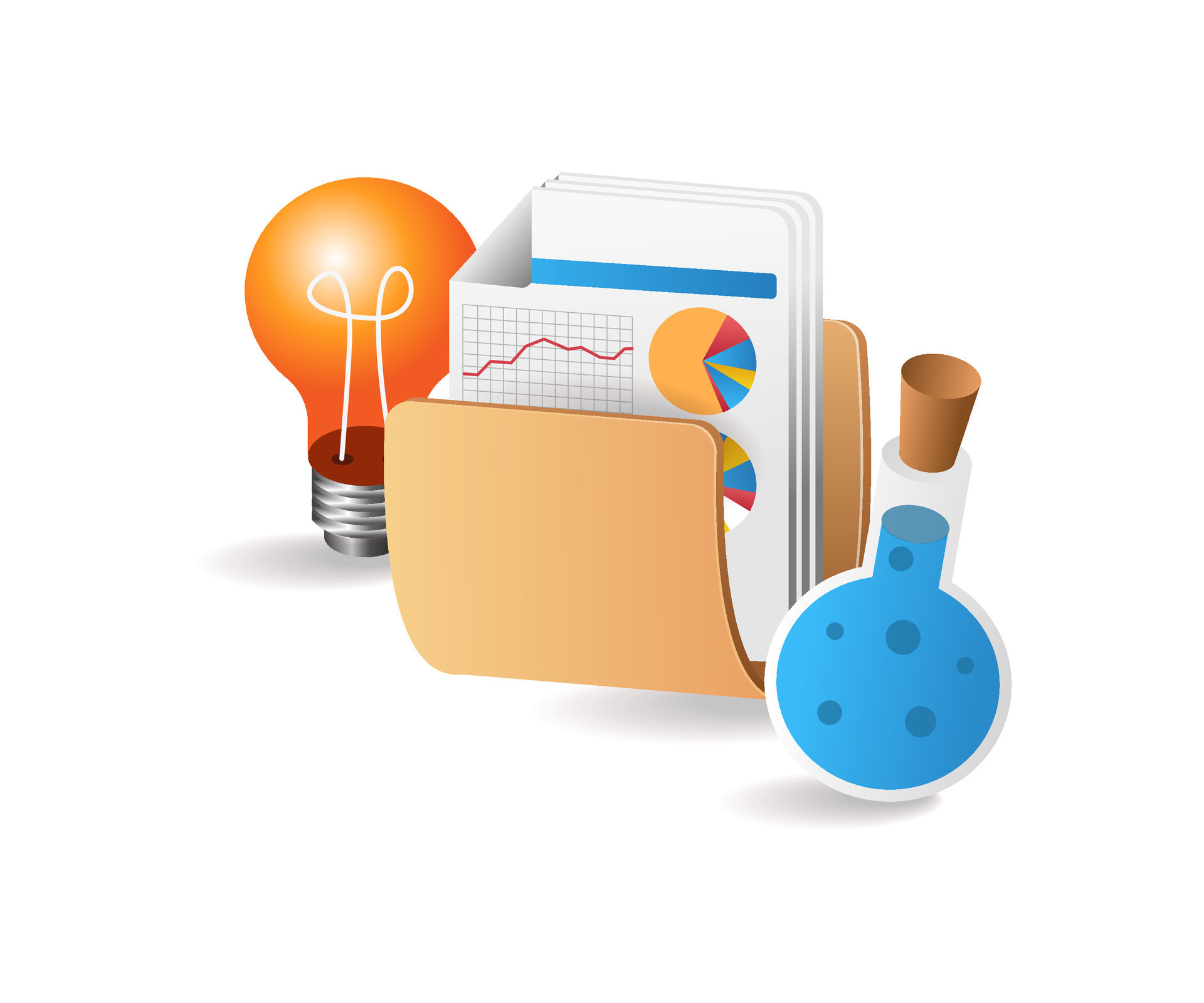 Analysis of school laboratory experimental data 28583299 Vector Art at ...