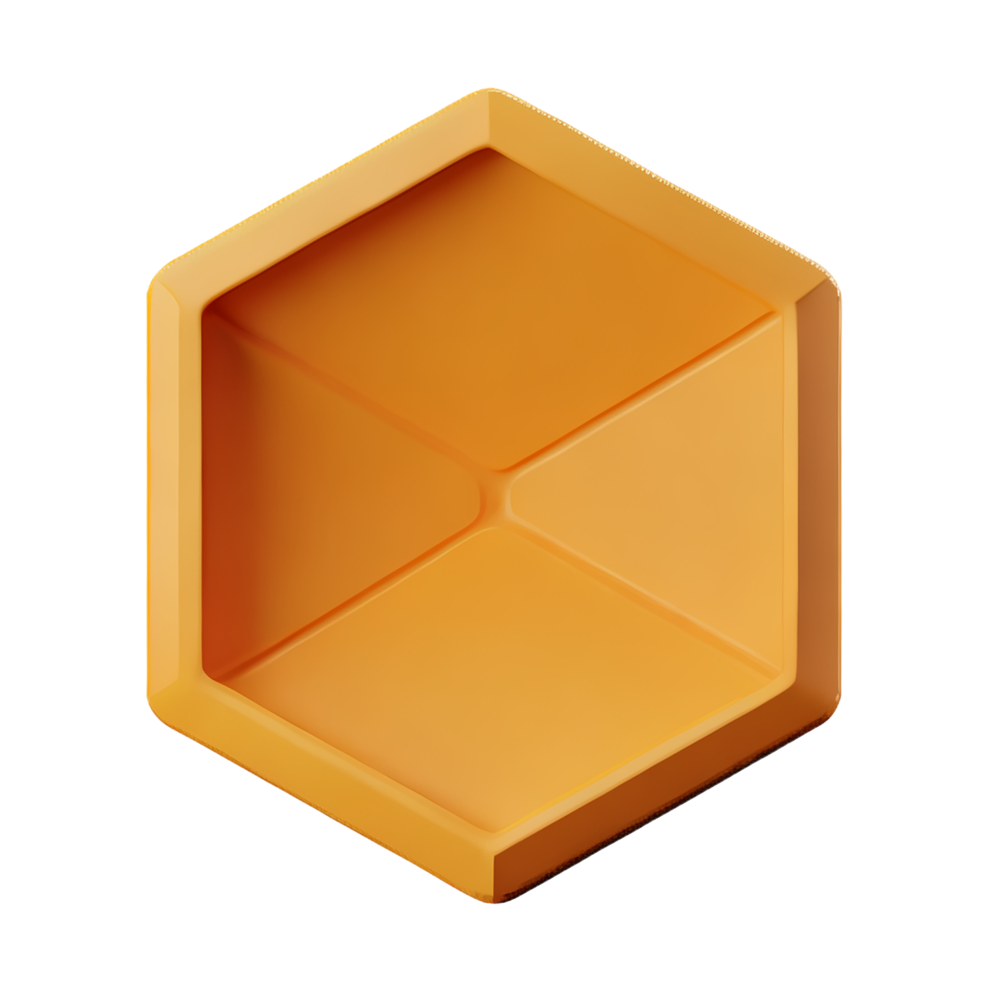 hexagon 3d rendering icon illustration 28584696 PNG
