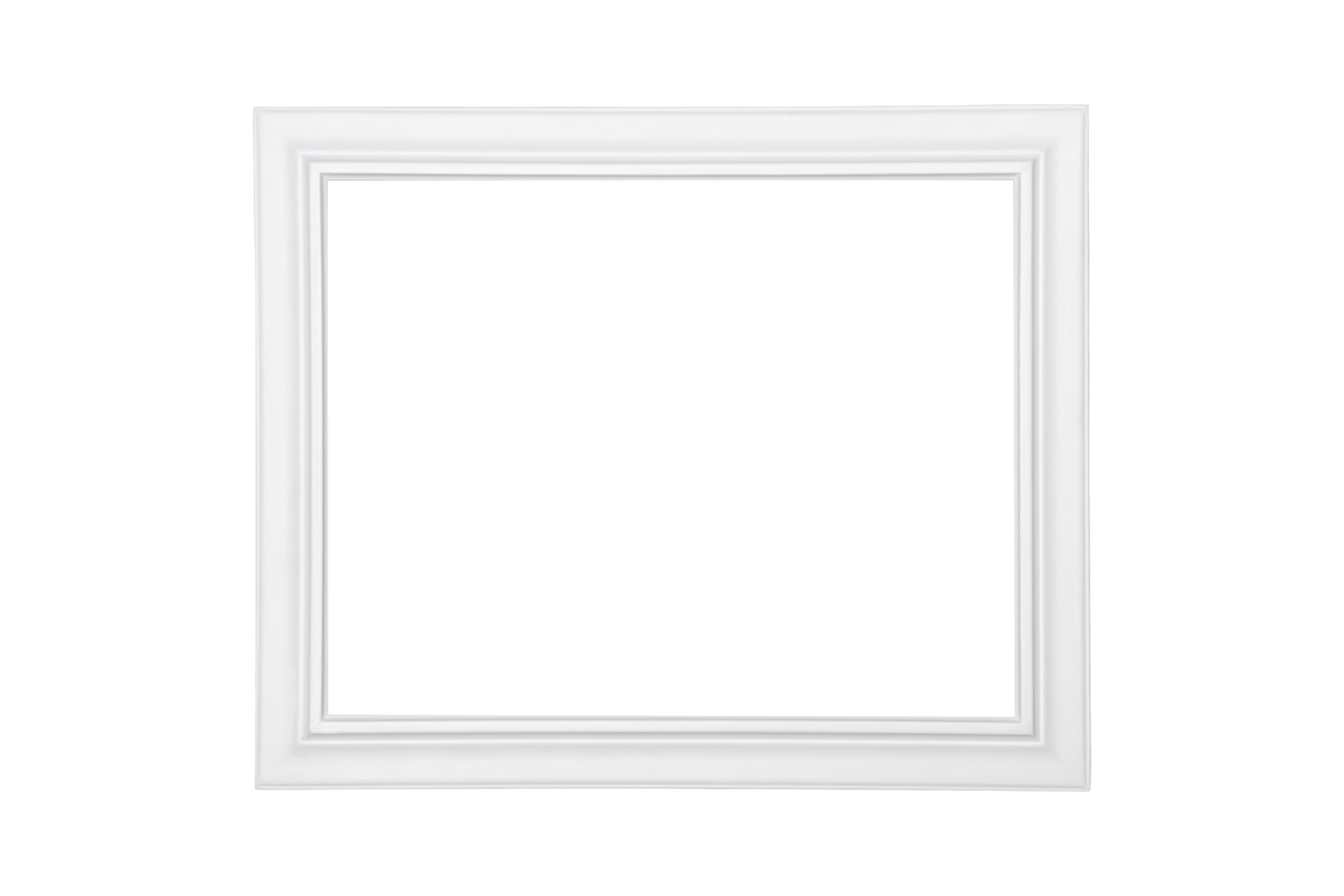 Isolated White Wood Frame 28591046 PNG