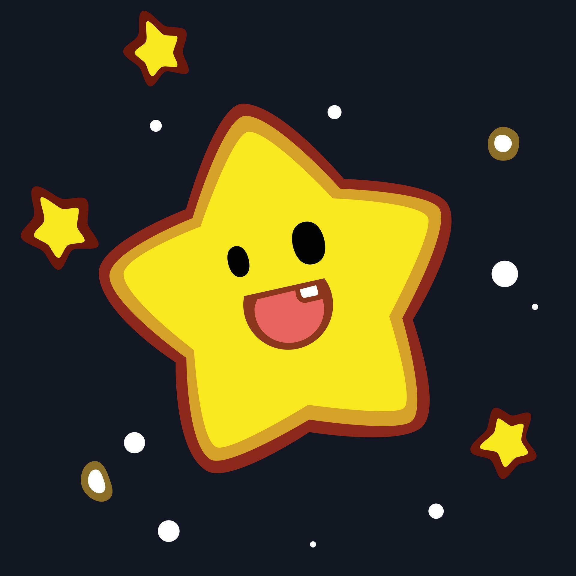 Colorful Cute Cartoon Stars and Planets 28594494 Vector Art at Vecteezy