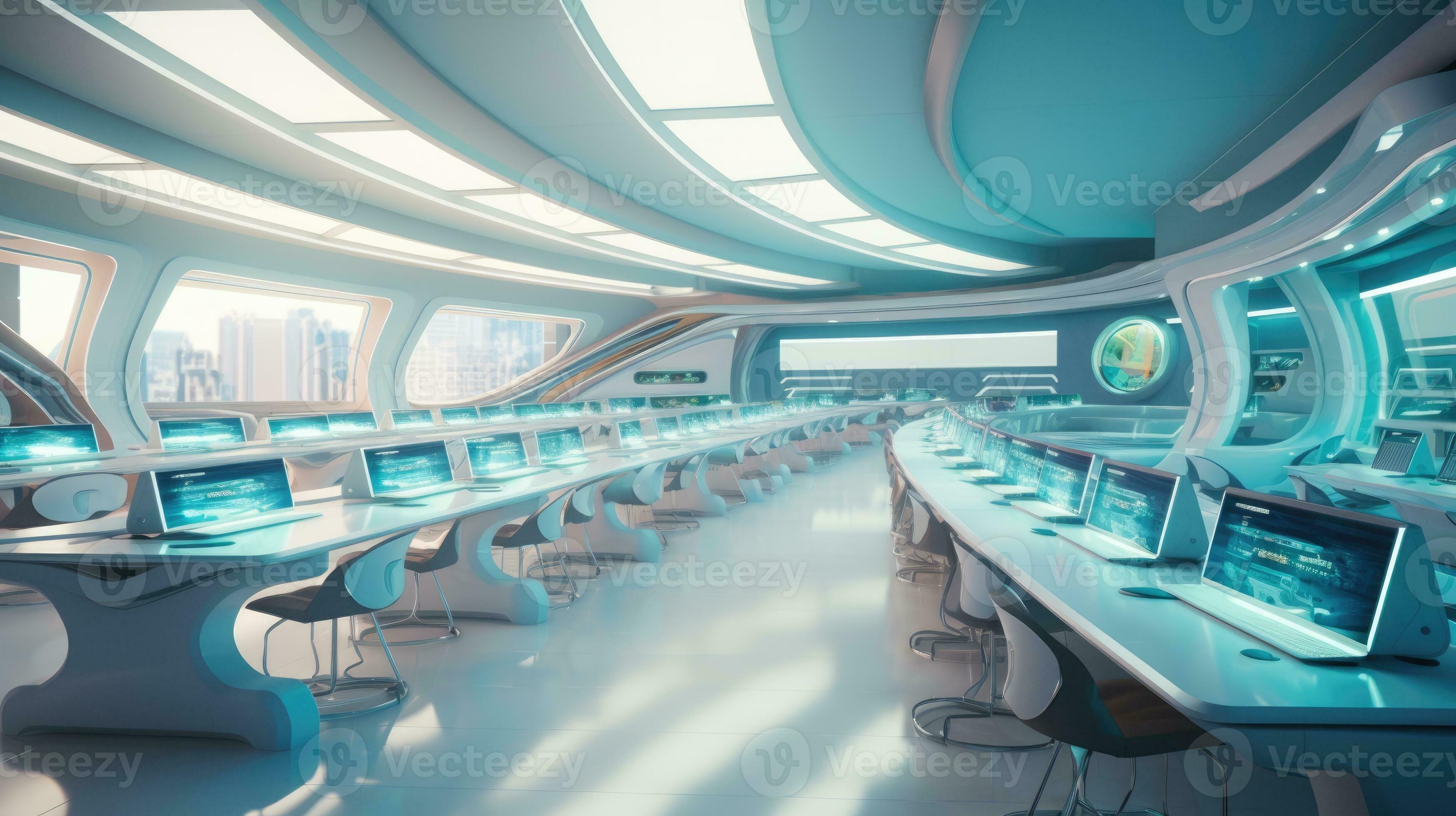 Futuristic School Classrooms Futuristic School Classrooms