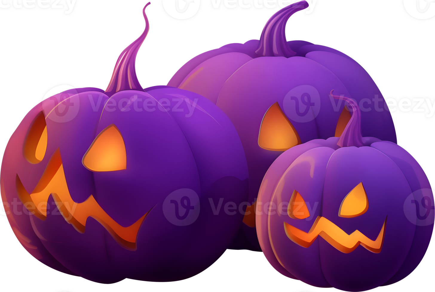 Jack O Lantern Halloween Pumpkin Png File No Background Ai Generated 28597539 Png