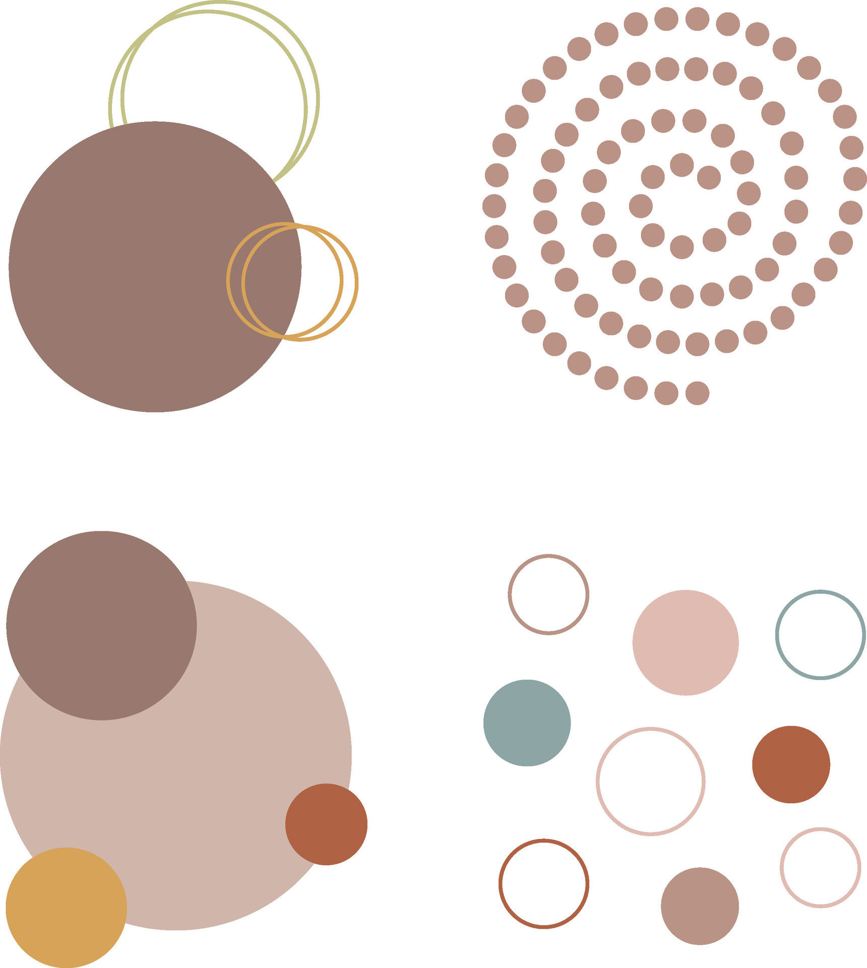 Collection of Abstract Dot Shape. Vector Illustration 28600051 Vector ...