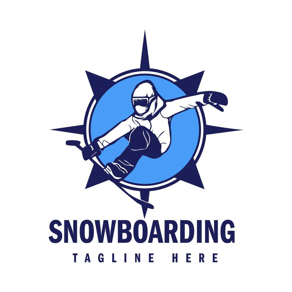 Snowboarding logo design vector illustration 28600380 Vector Art at ...