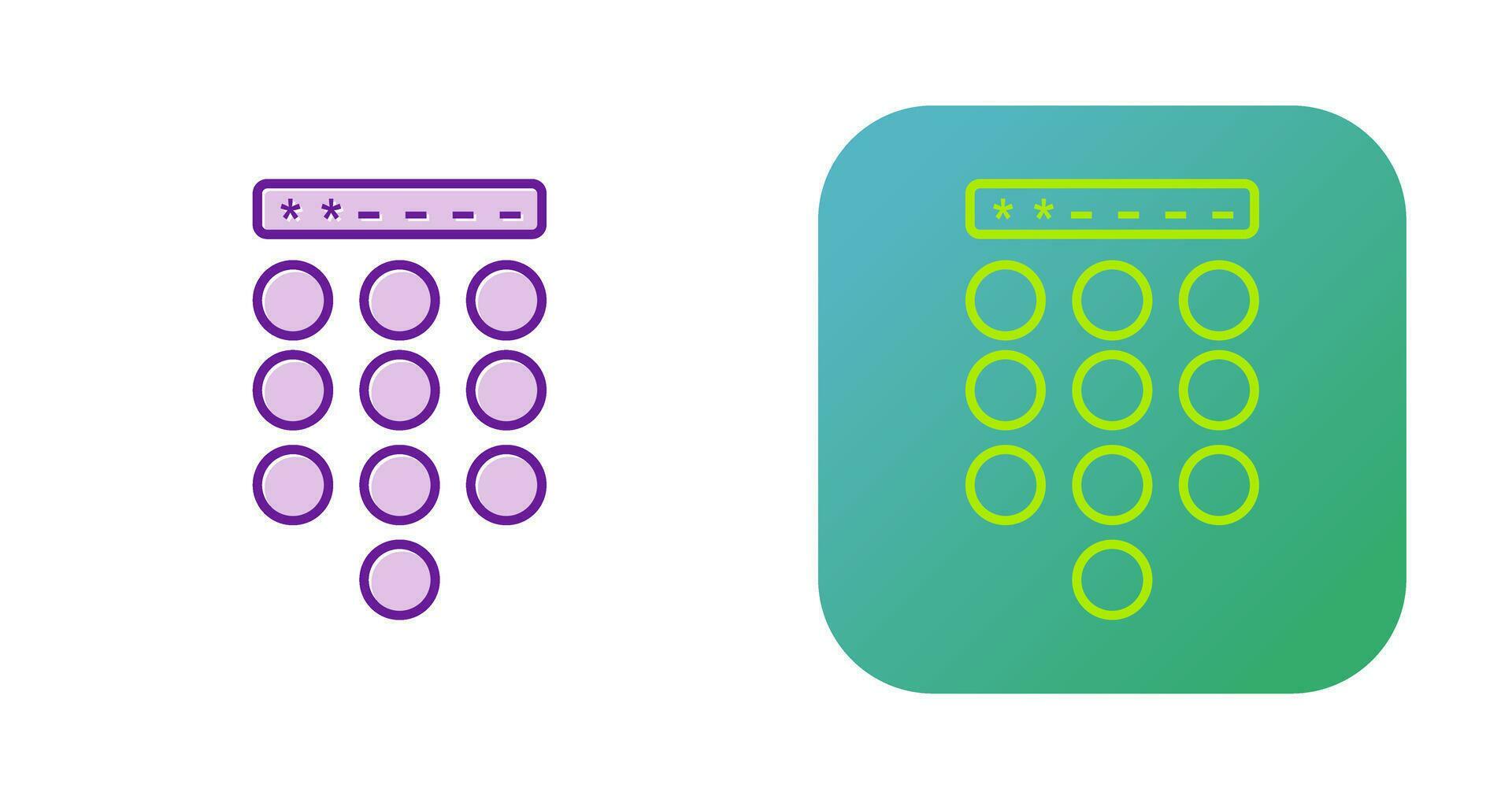 Passcode Lock Vector Icon 28600910 Vector Art at Vecteezy