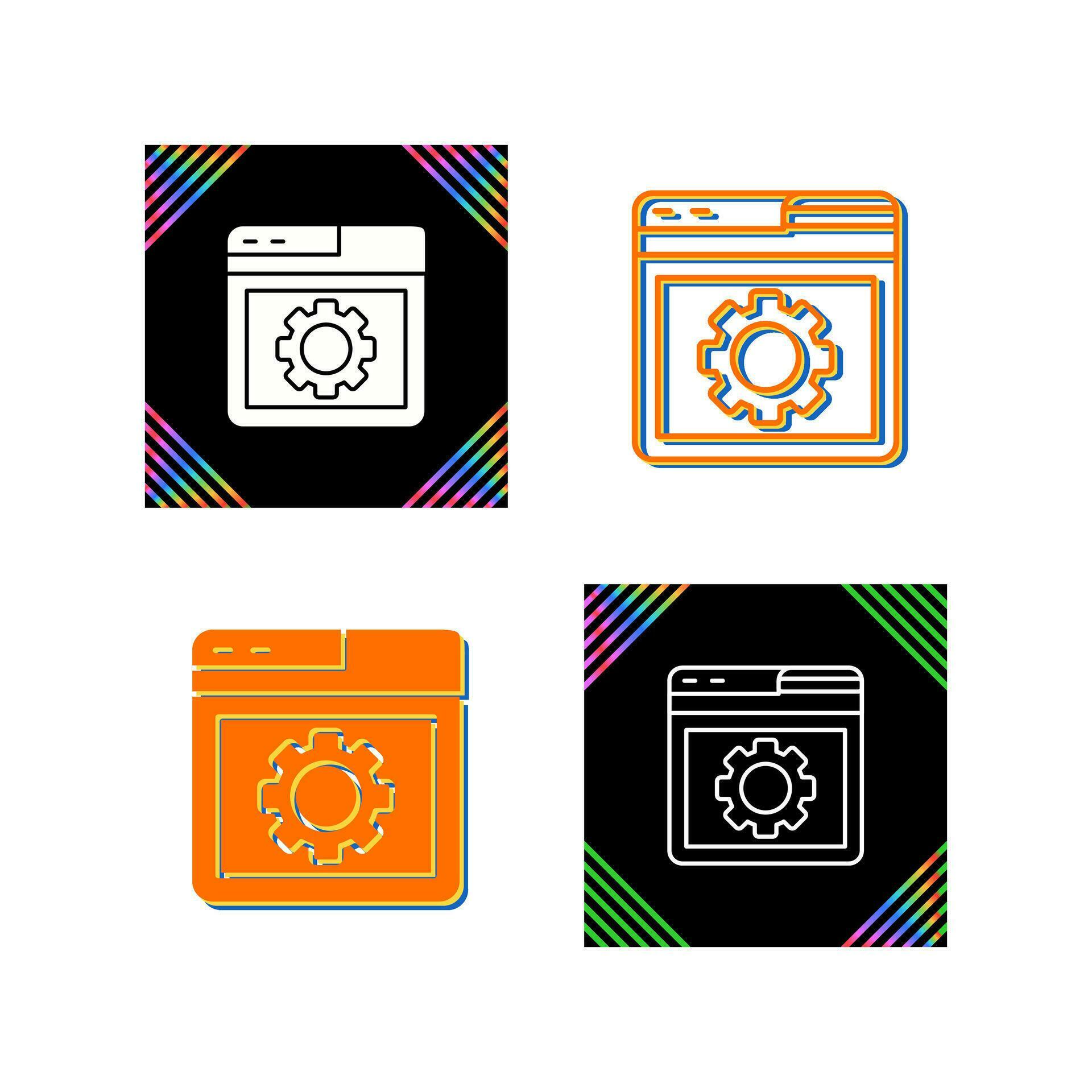 Browser Setting Vector Icon 28604201 Vector Art at Vecteezy