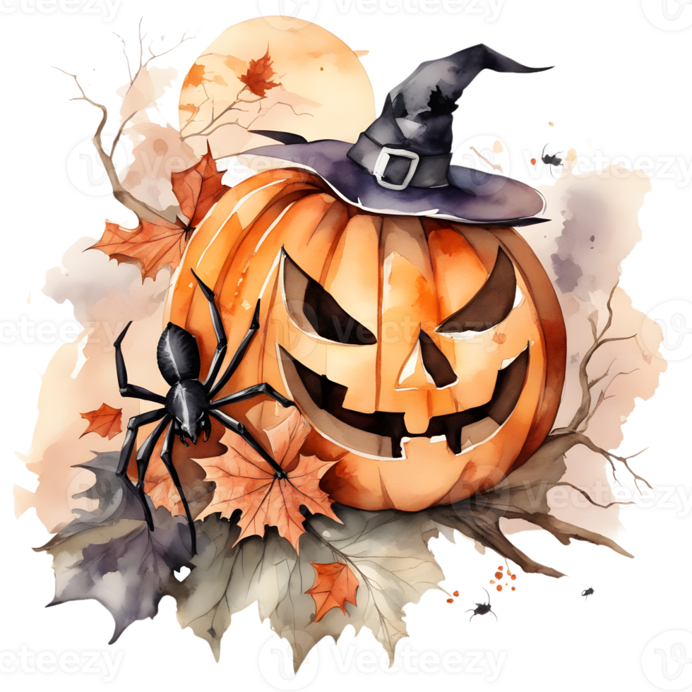 Happy Halloween Day Clipart Halloween Day Composition Generative Ai 28606586 Png