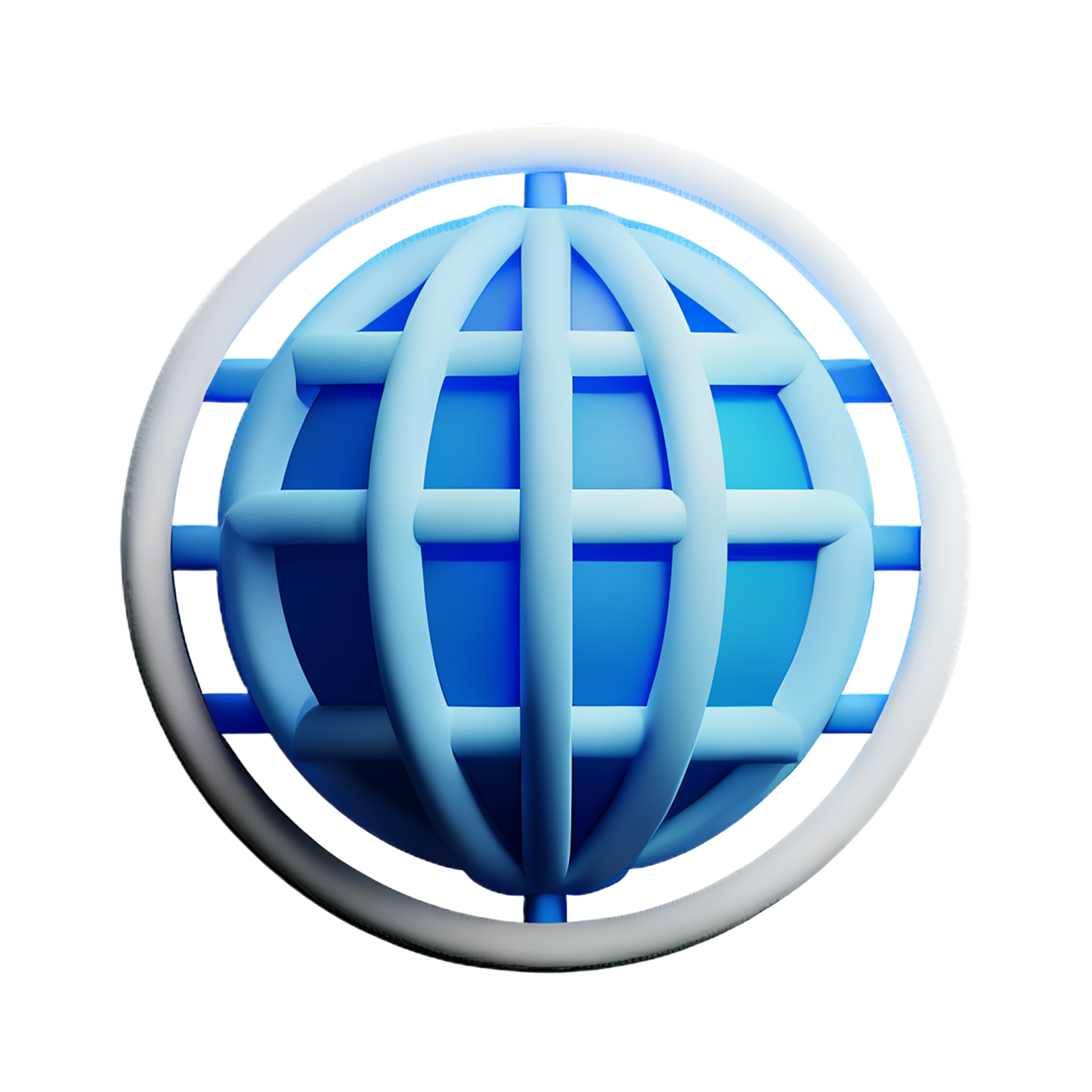 network 3d rendering icon illustration 28611390 PNG