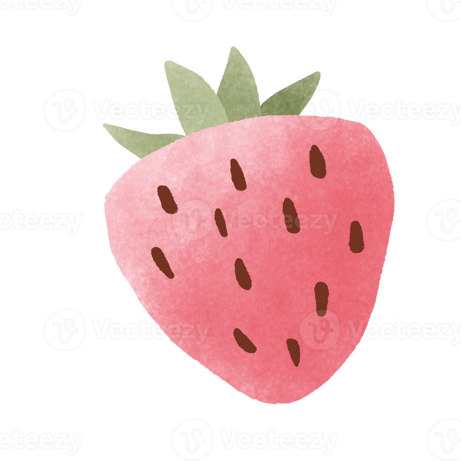 Pastel strawberry, Cute doodle strawberry 28614358 PNG
