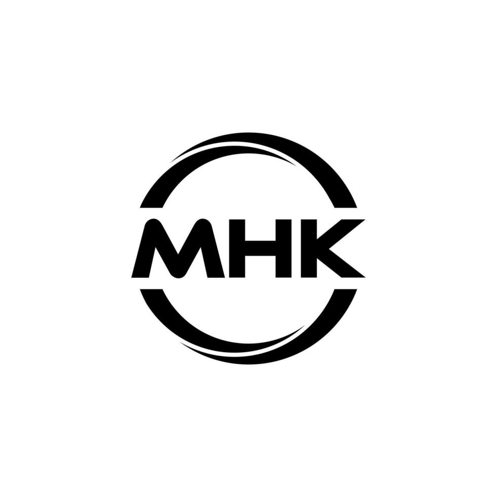 mhk letra logo diseño, inspiración para un único identidad. moderno elegancia y creativo diseño ...