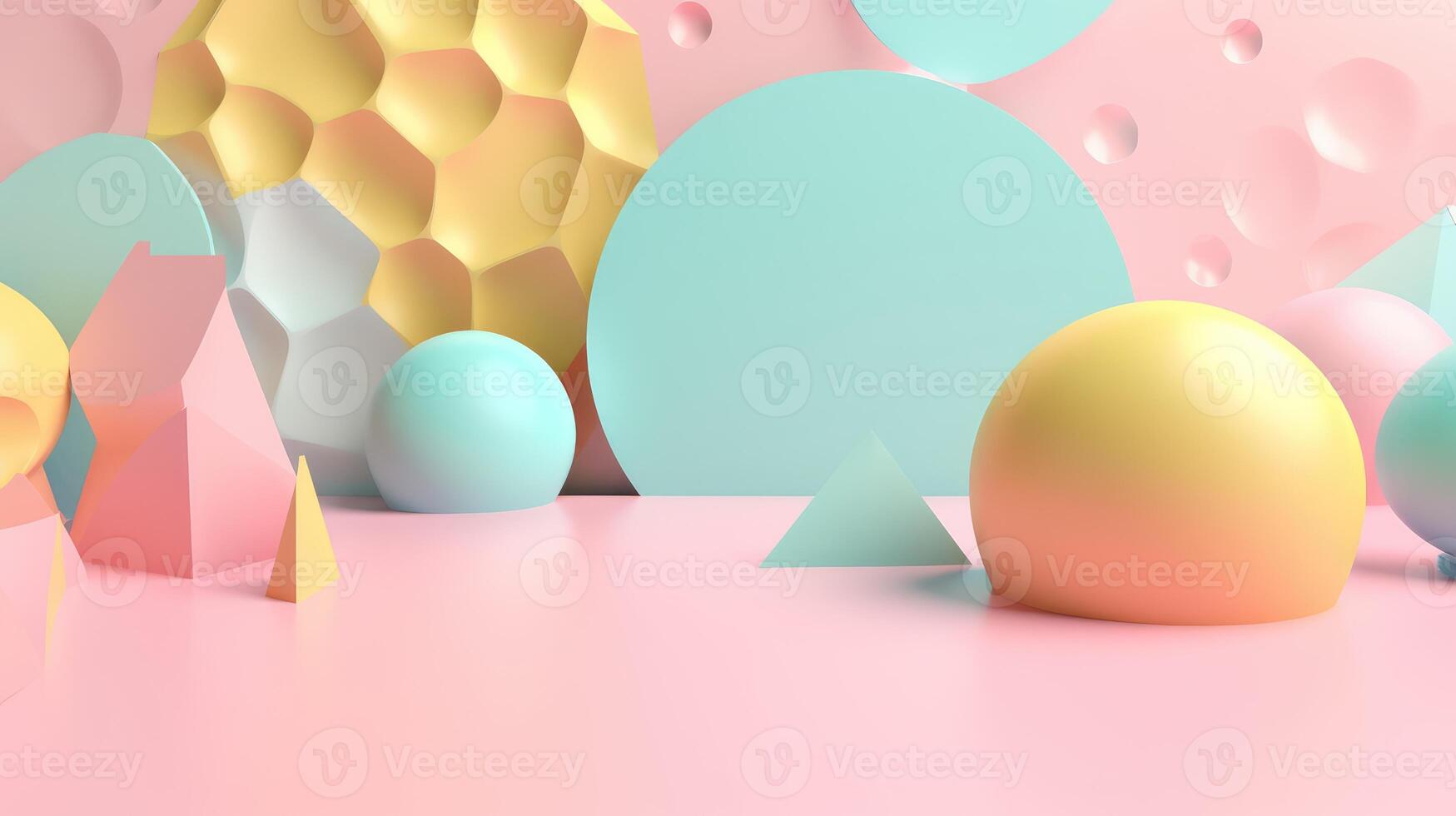 Colorful pastel minimal abstract background. Generative AI 28619937 Stock Photo at Vecteezy
