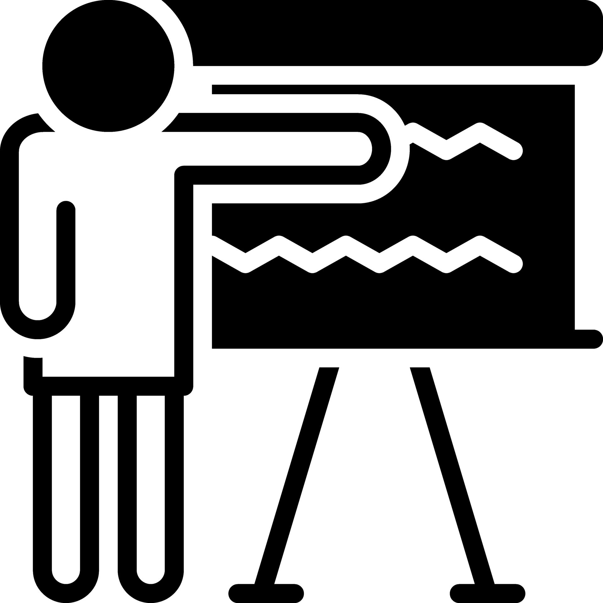 solid icon for instructors 28621211 Vector Art at Vecteezy