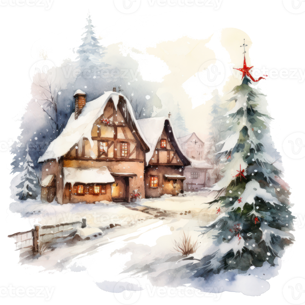 Watercolor Christmas clipart 28622448 PNG