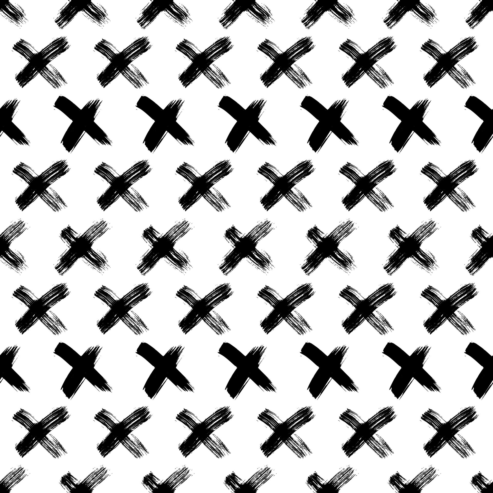 Seamless pattern with hand drawn cross symbols 28624525 Vector Art at ...