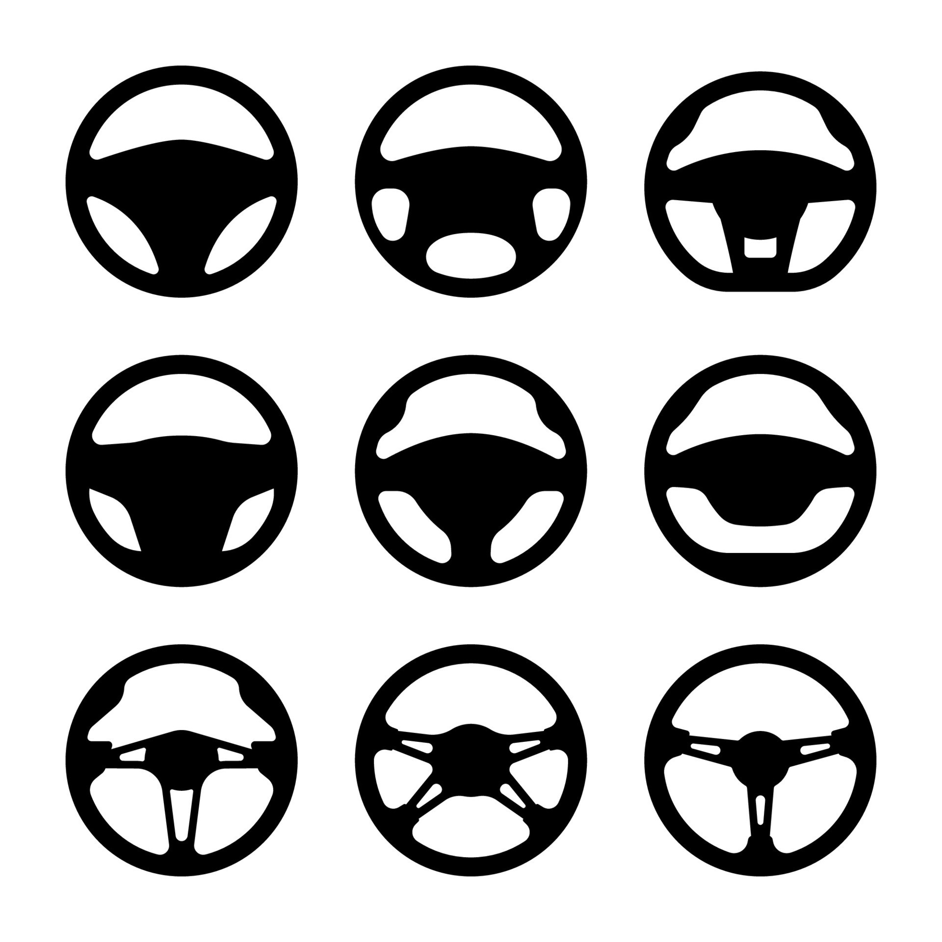 Steering wheel vector isolated on white background. 28624700 Vector Art ...