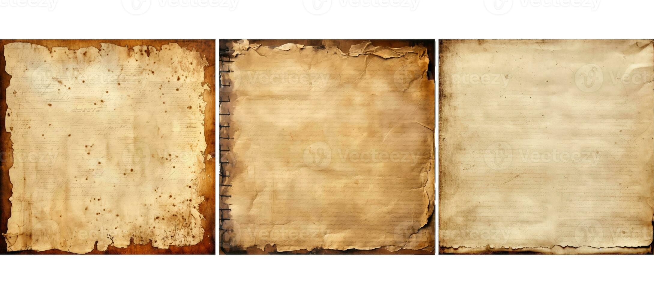 Old Notebook Paper Background Vintage Notebook Page Detail Background