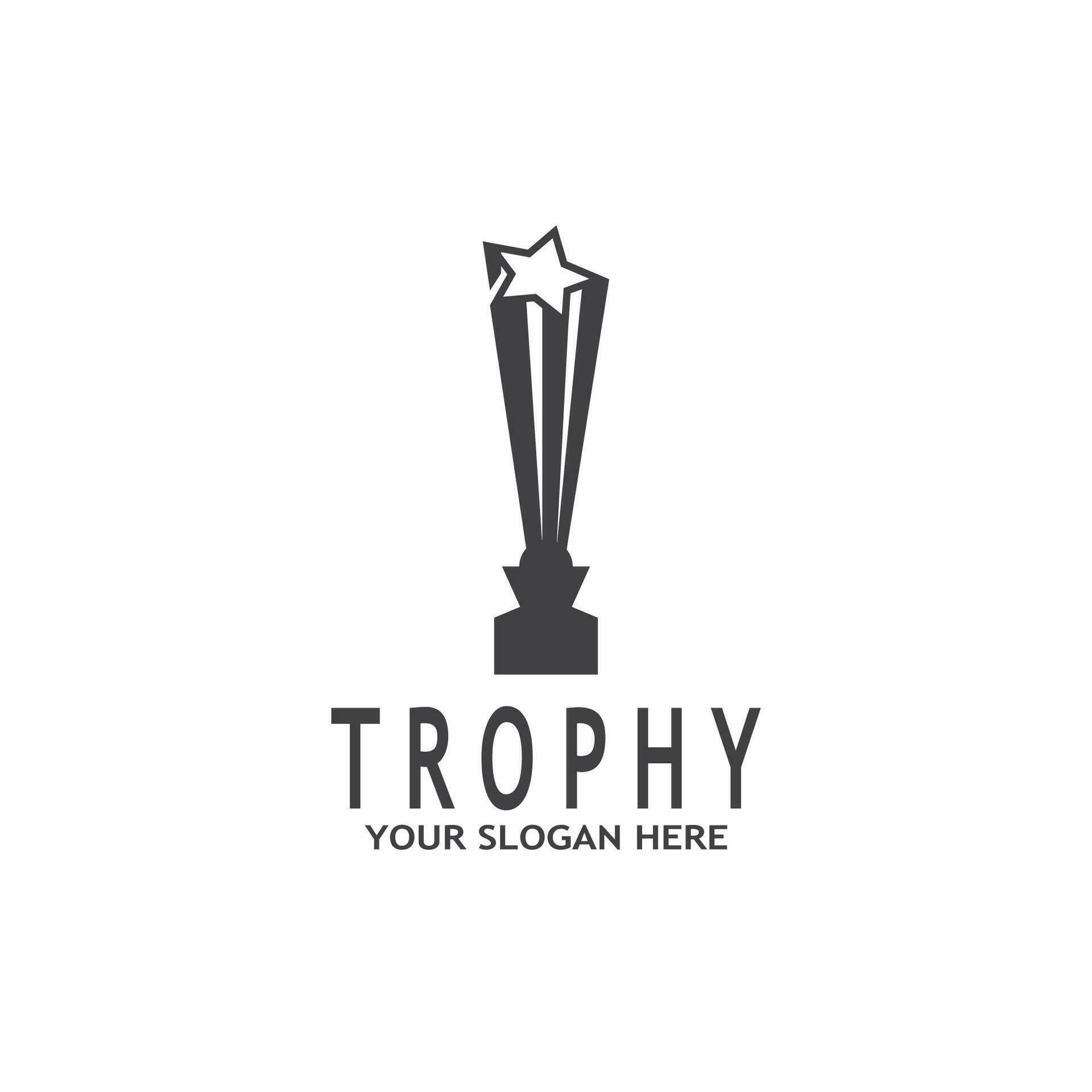 Simple Trophy logo design Vector Template 28626607 Vector Art at Vecteezy