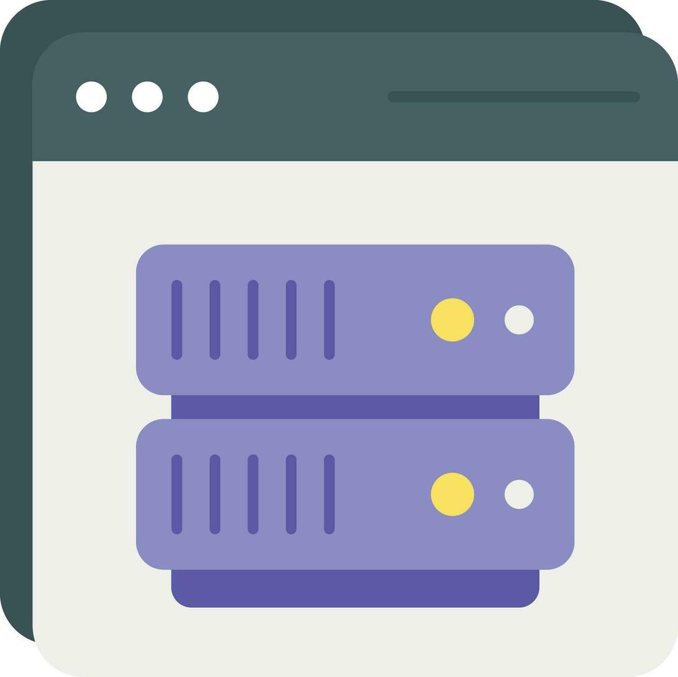 web server flat icon design style 28626914 Vector Art at Vecteezy