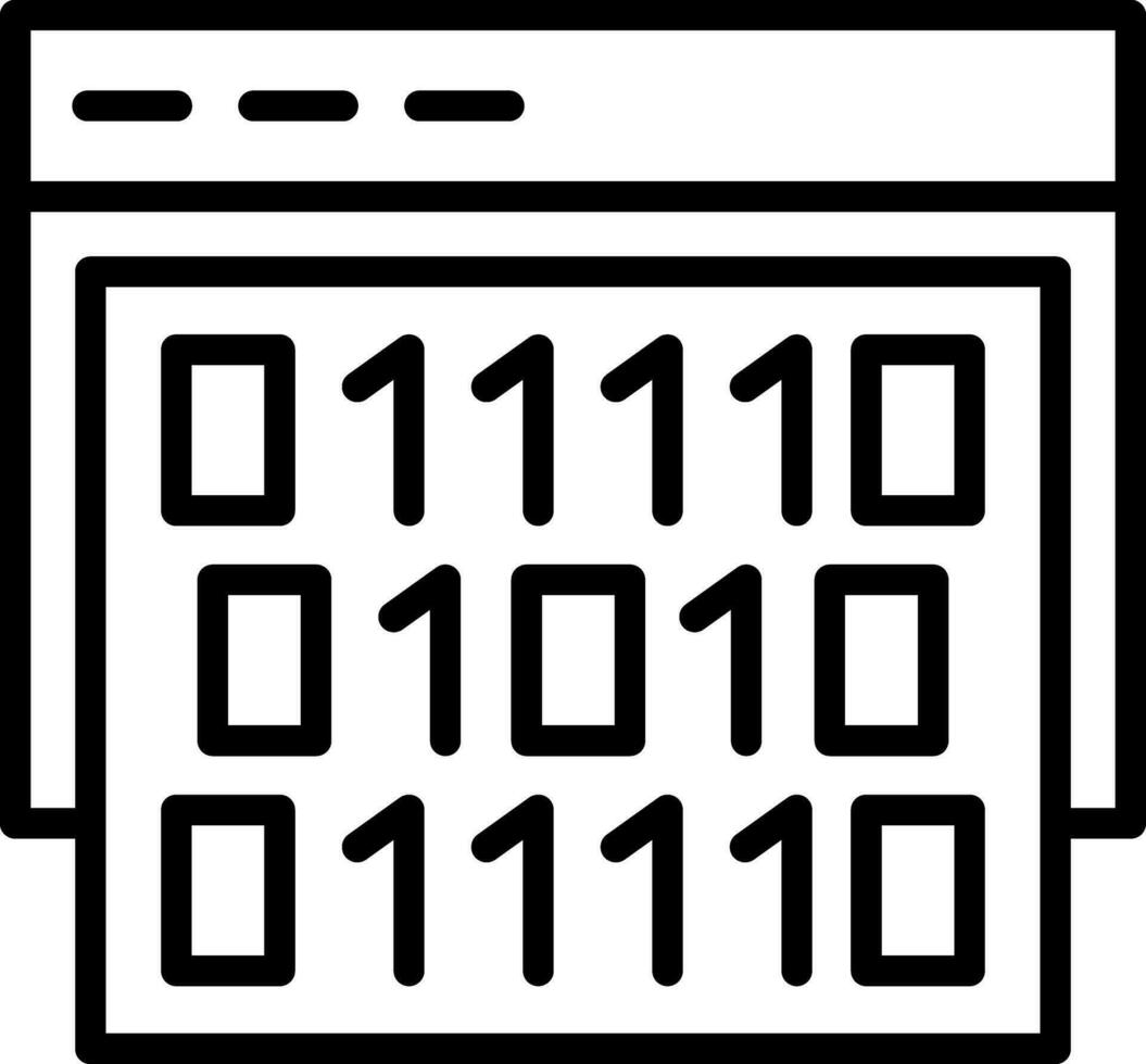 Binary code Vector Icon Design 28629738 Vector Art at Vecteezy
