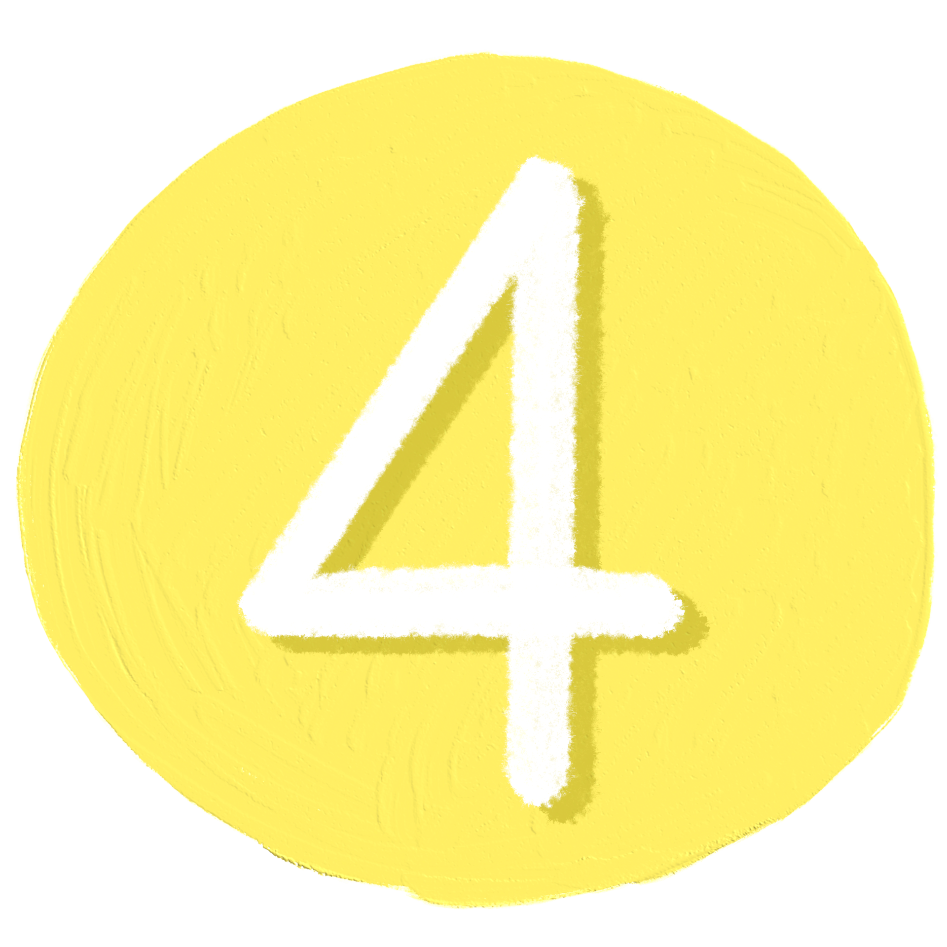Number 4 In A Yellow Circle 28630949 PNG Number 4 In A Yellow Circle 28630949 PNG