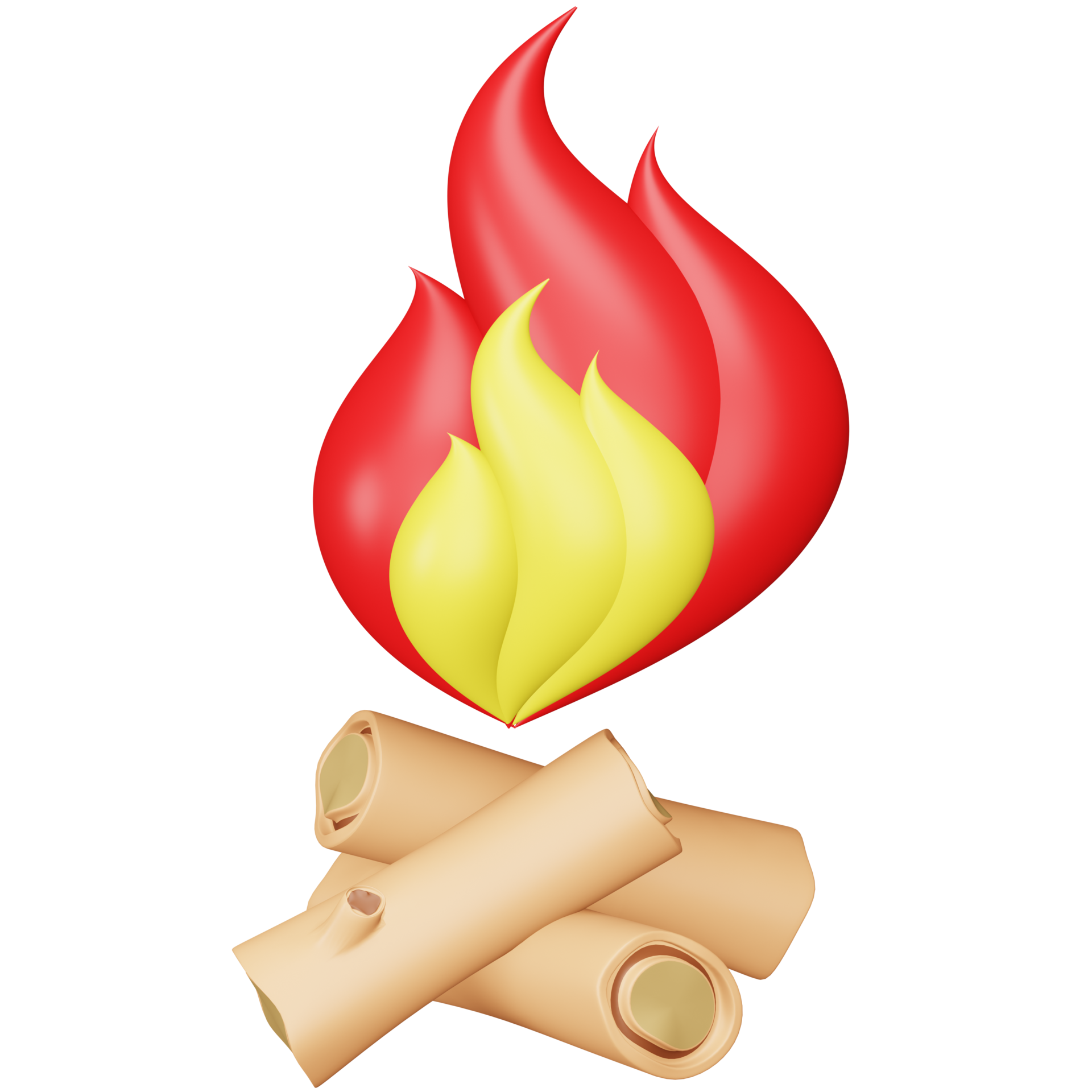 Bonfire 3d Rendering Isometric Icon 28631093 Png