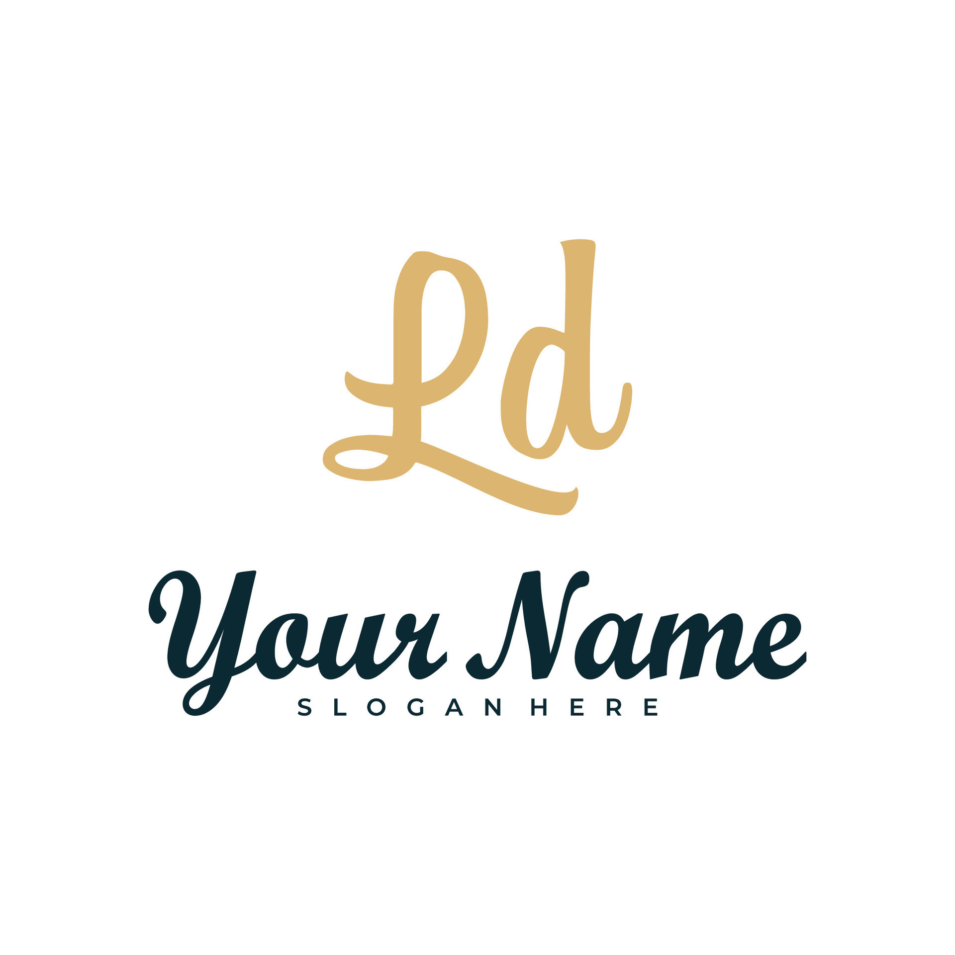 Letter Ld Logo Design Vector Luxury Ld Logo Design Template Concept 28632337 Vector Art At Vecteezy