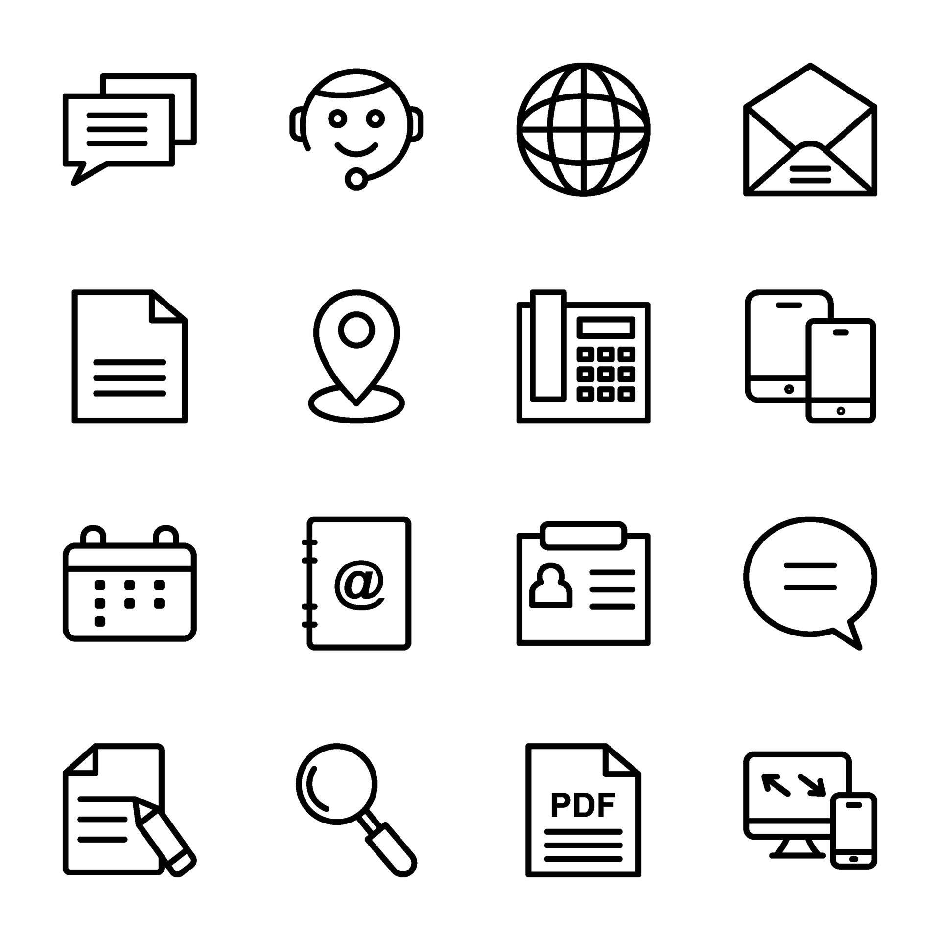 Web Design Line Vector Icons 4 28636662 Vector Art at Vecteezy Web Design Line Vector Icons 4 28636662 Vector Art at Vecteezy