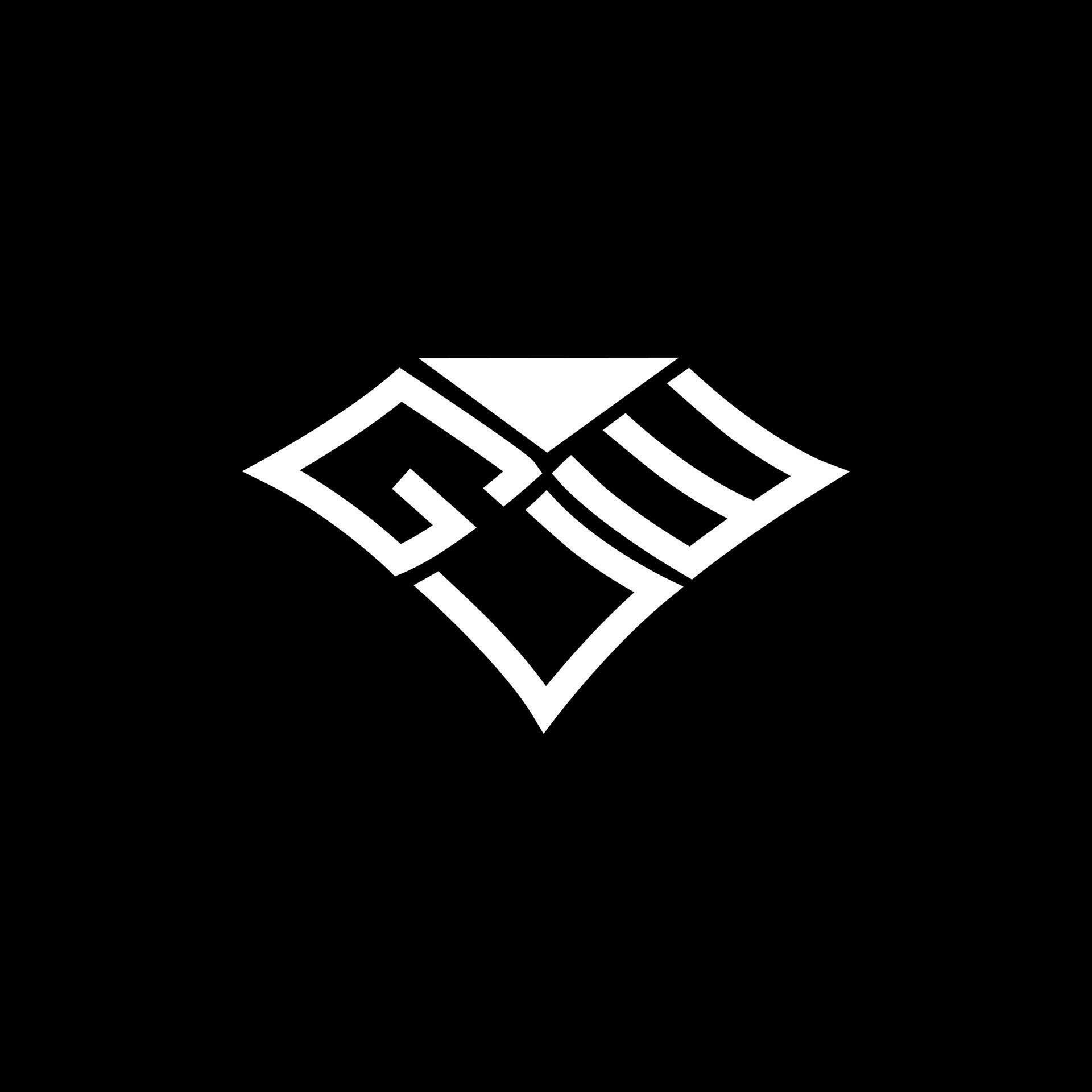 GUW letter logo vector design, GUW simple and modern logo. GUW ...