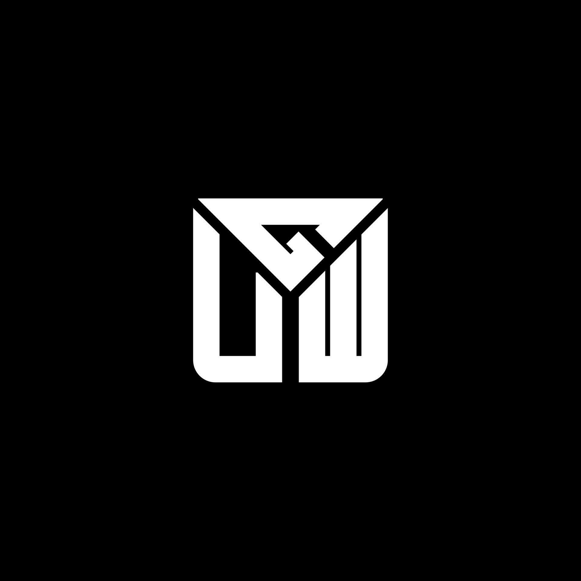 GUW letter logo vector design, GUW simple and modern logo. GUW ...