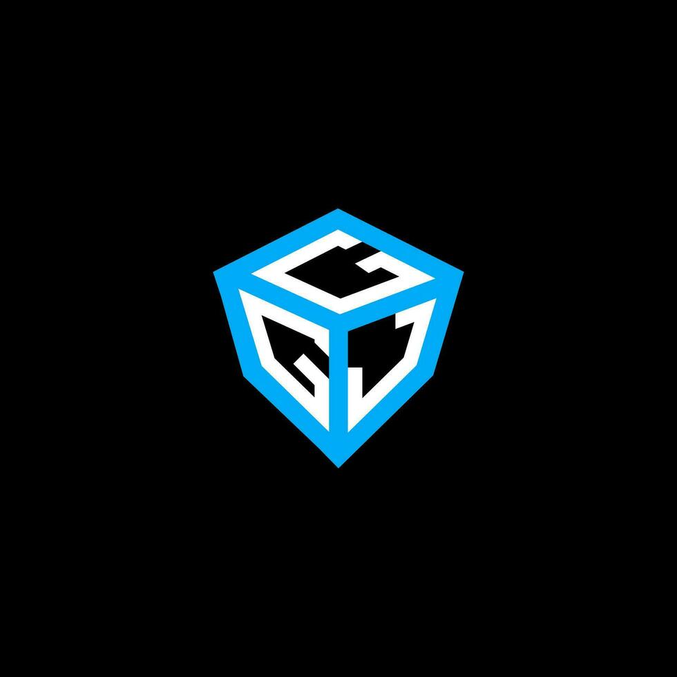 GGJ letter logo vector design, GGJ simple and modern logo. GGJ luxurious alphabet design ...