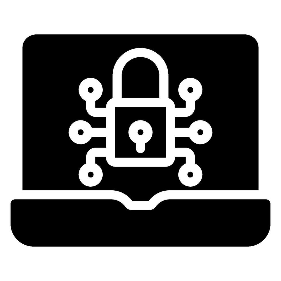cyber security glyph icon 28641557 Vector Art at Vecteezy
