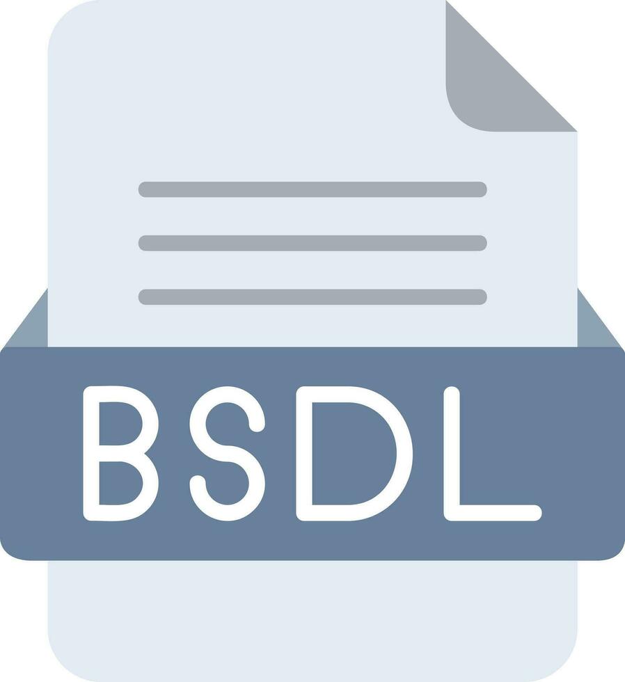 Bsdl File Format Line Icon 28642711 Vector Art At Vecteezy