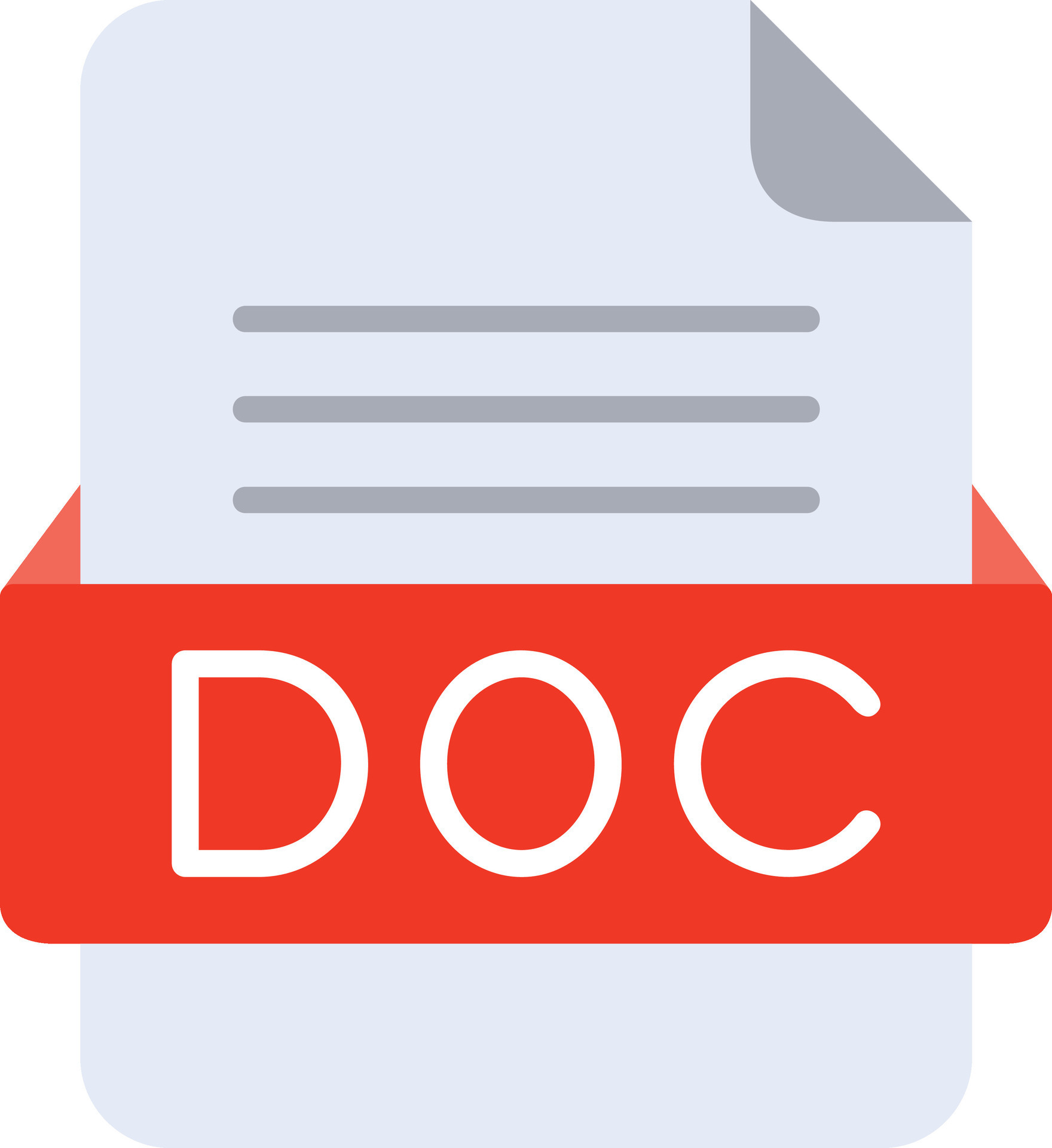 DOC File Format Line Icon 28642745 Vector Art at Vecteezy