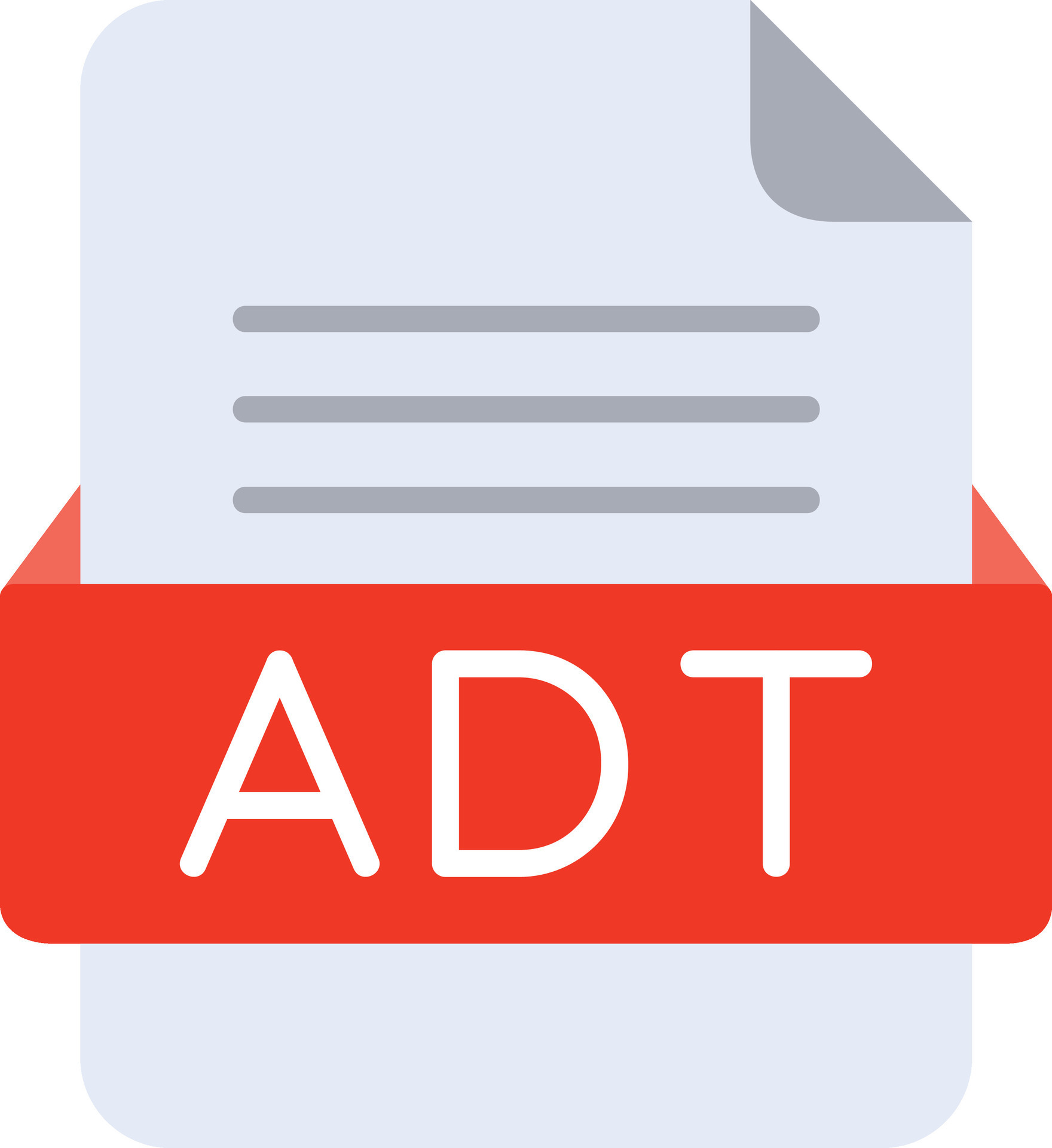 Adt File Format Line Icon 28642767 Vector Art At Vecteezy