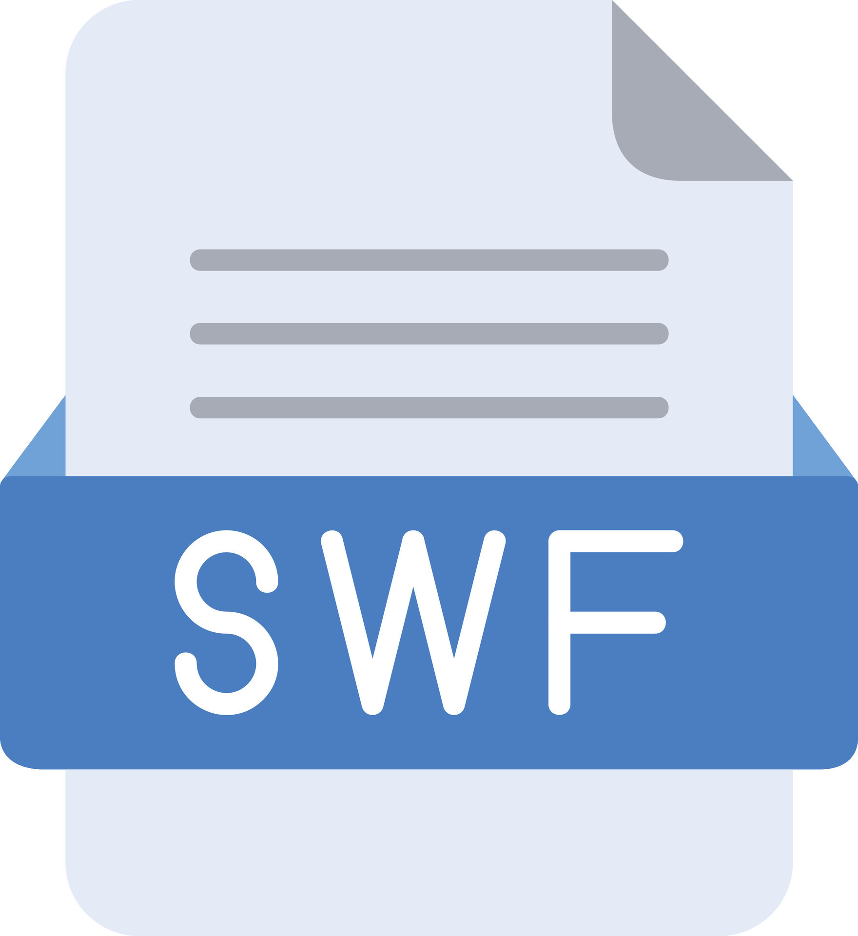 SWF File Format Line Icon 28642774 Vector Art at Vecteezy