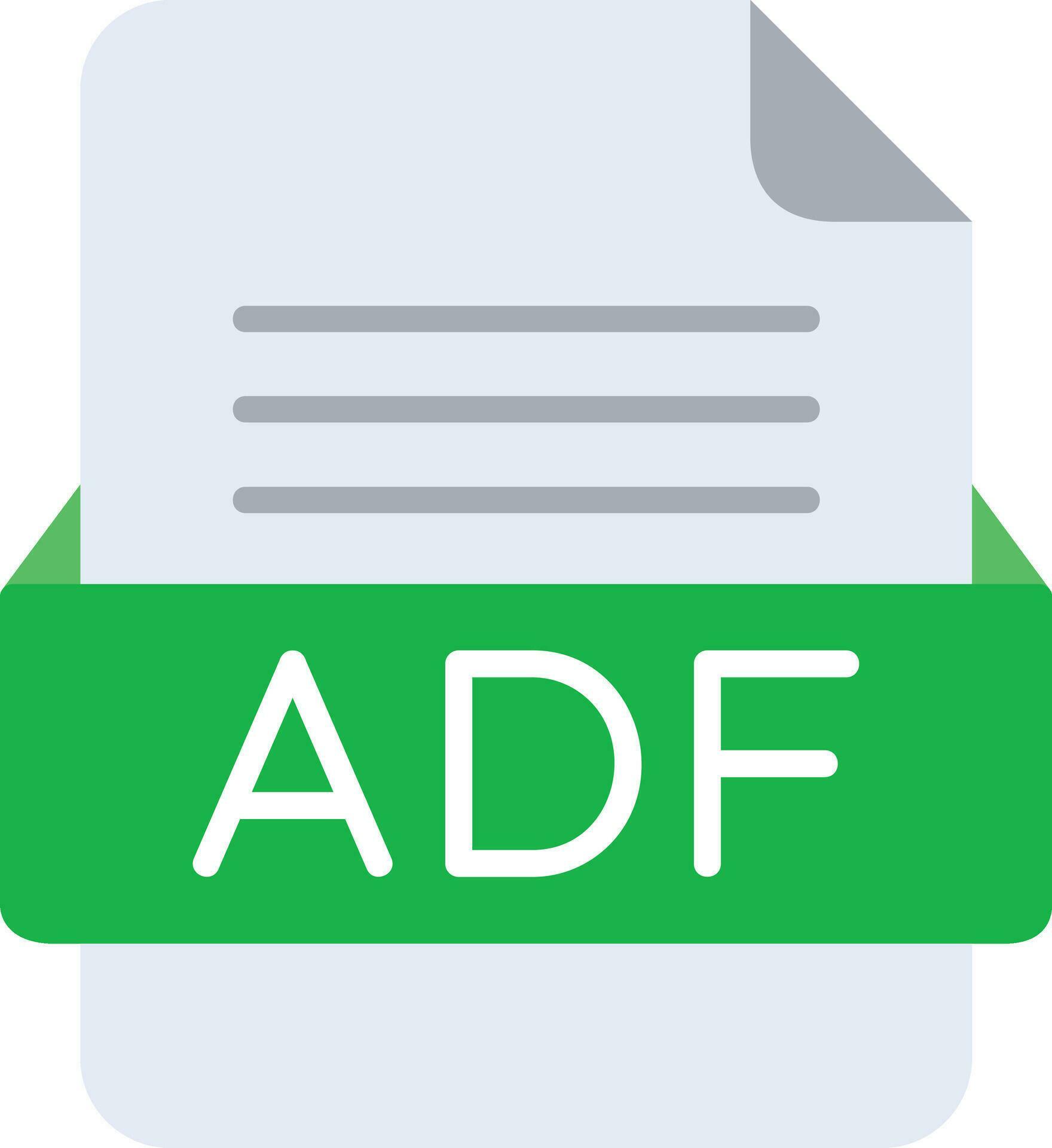 Adf File Format Line Icon 28642793 Vector Art At Vecteezy