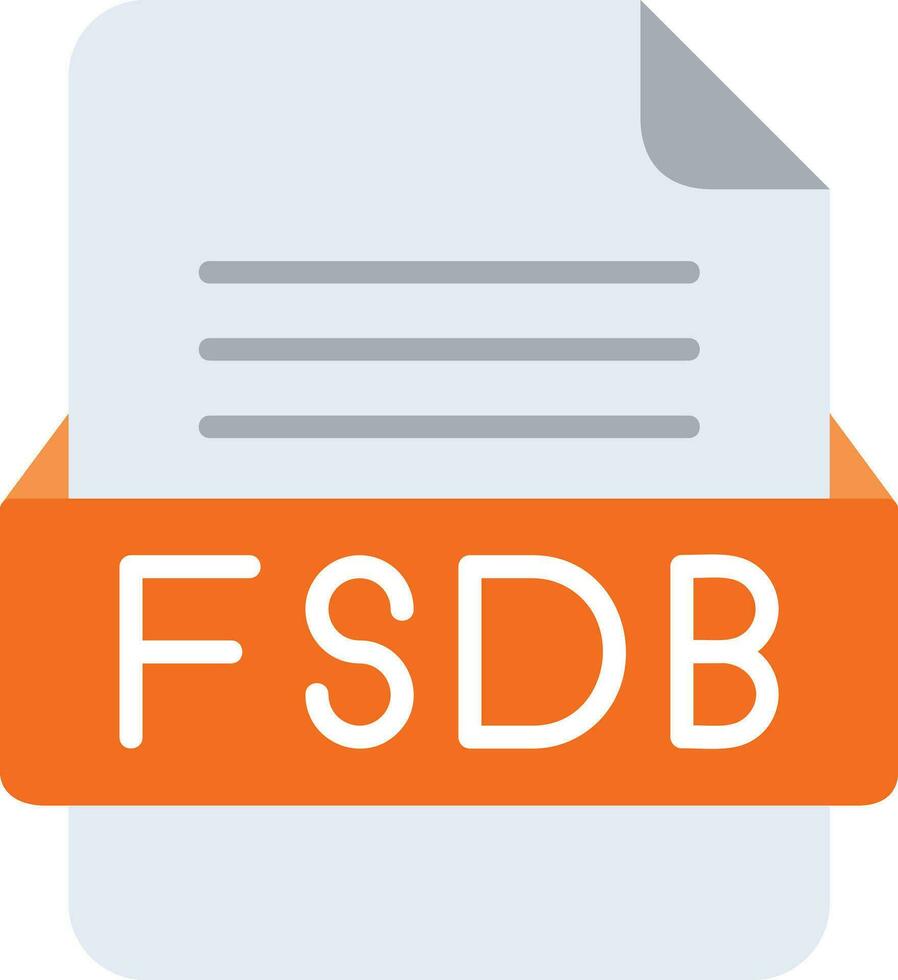 Fsdb File Format Line Icon 28642990 Vector Art At Vecteezy
